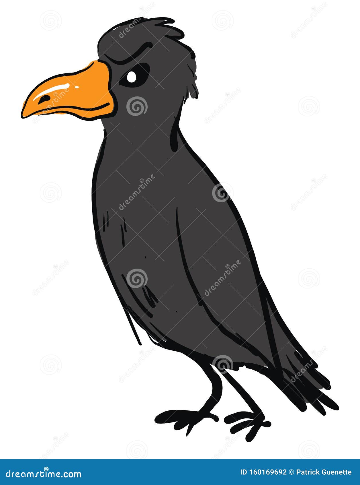 Raven Illustration | CartoonDealer.com #114883782