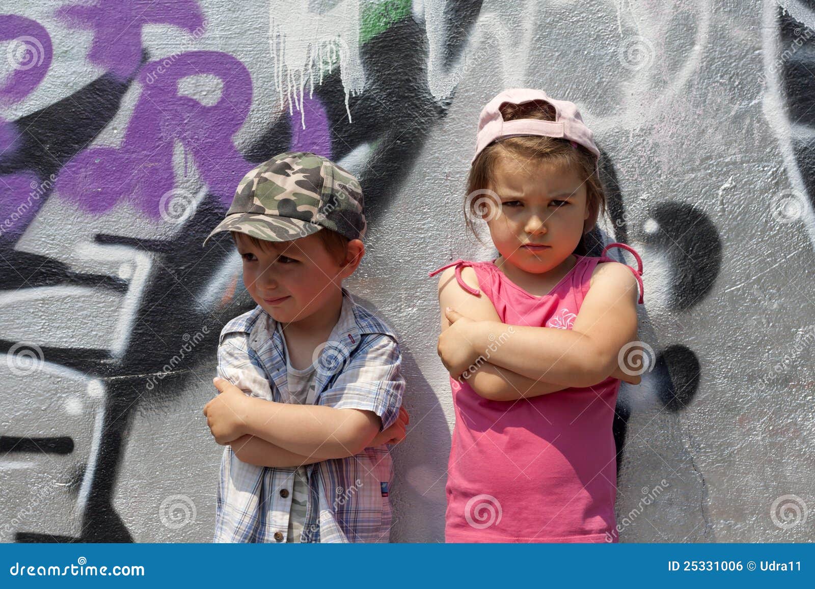 Angry rebellious children stock photo. Image of grunge - 25331006