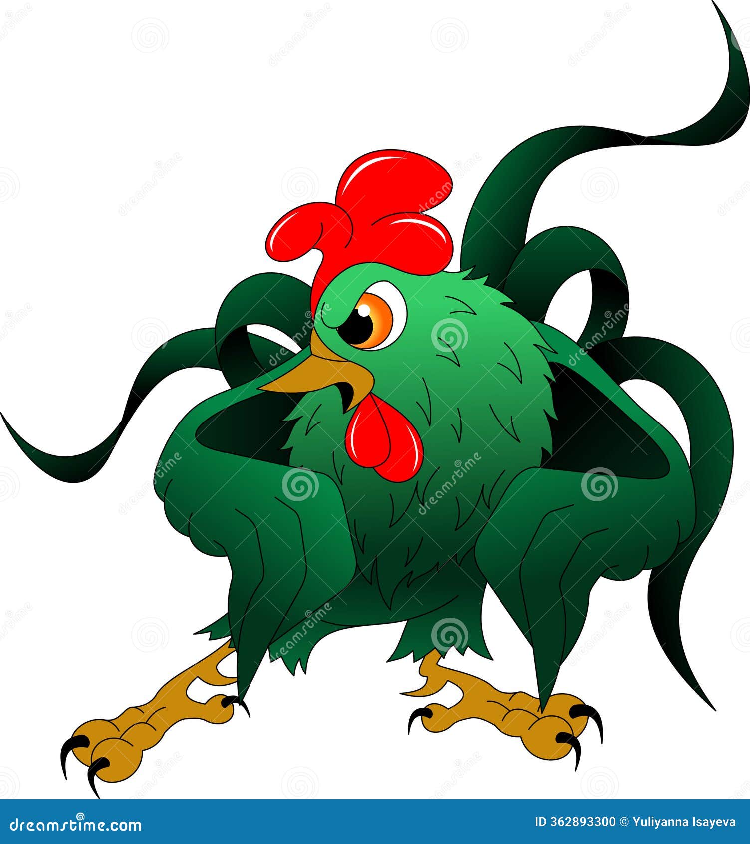 Angry Rooster Mascot Logo Design Vector Illustration | CartoonDealer ...