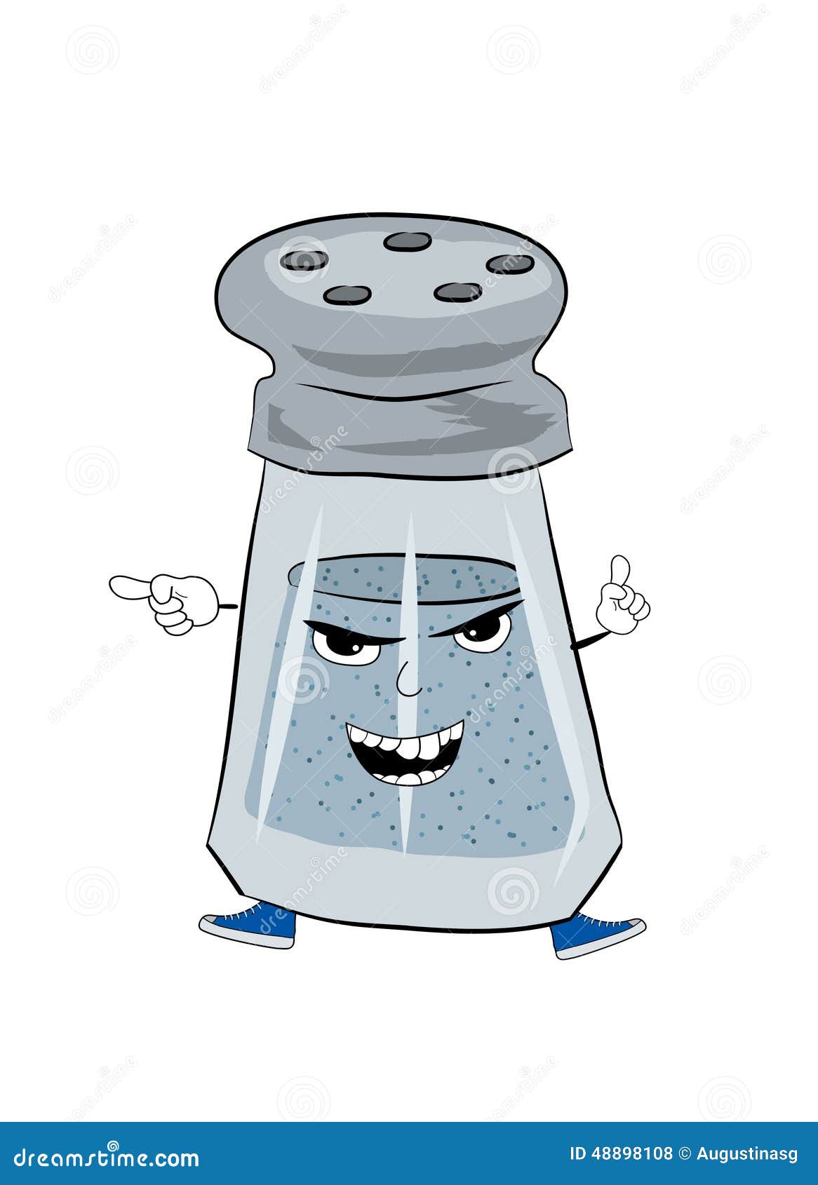 Angry Salt Cartoon Stock Illustration | CartoonDealer.com #48898108