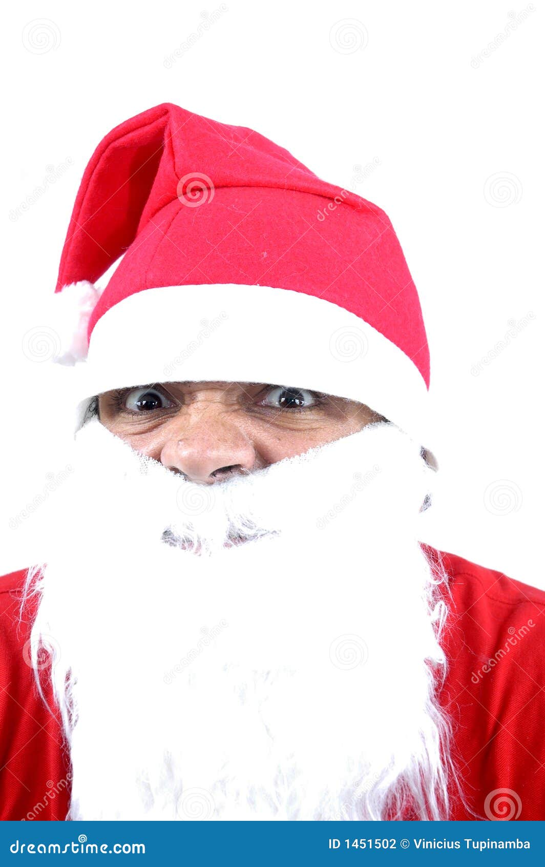 Angry Santa stock photo. Image of clause, jolly, christmas - 1451502