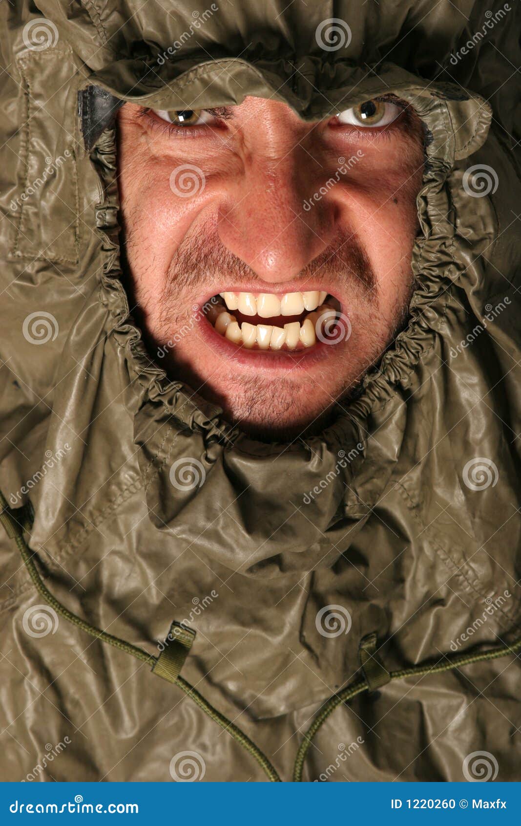 Angry Scary Man Stock Photo - Image: 1220260