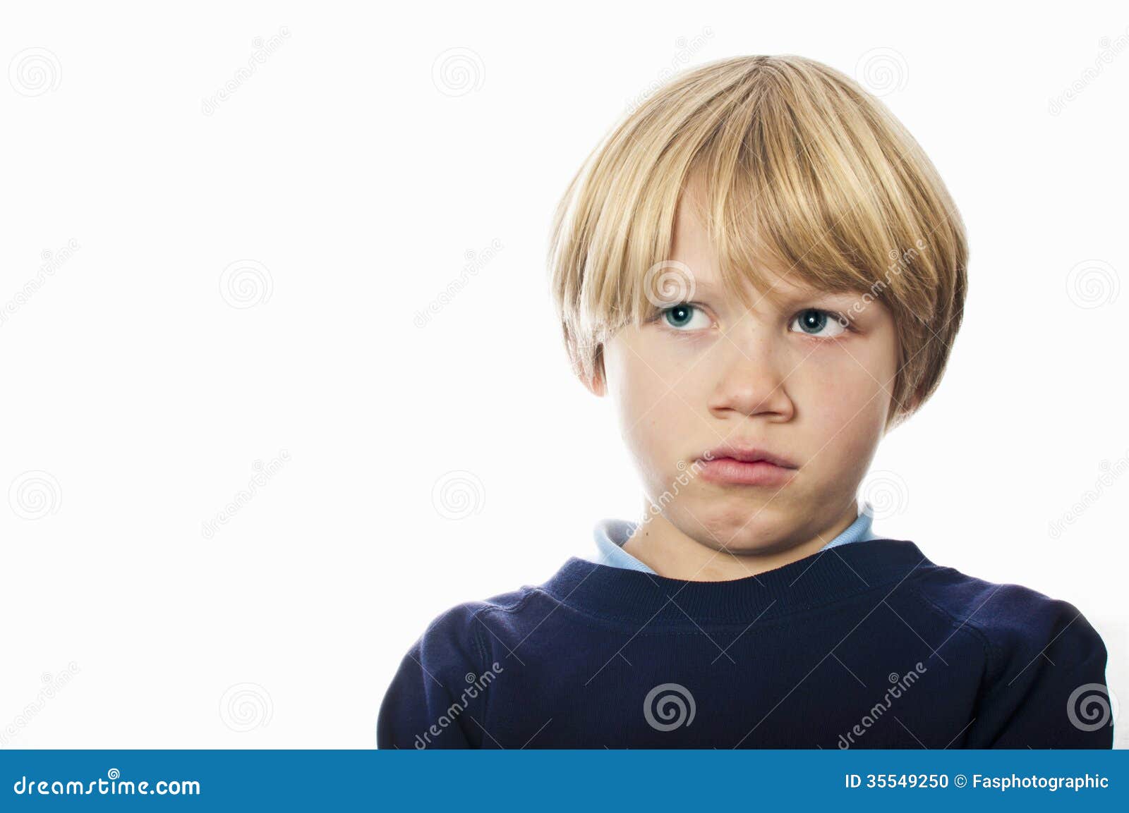 Angry school boy stock photo. Image of pupil, confused - 35549250