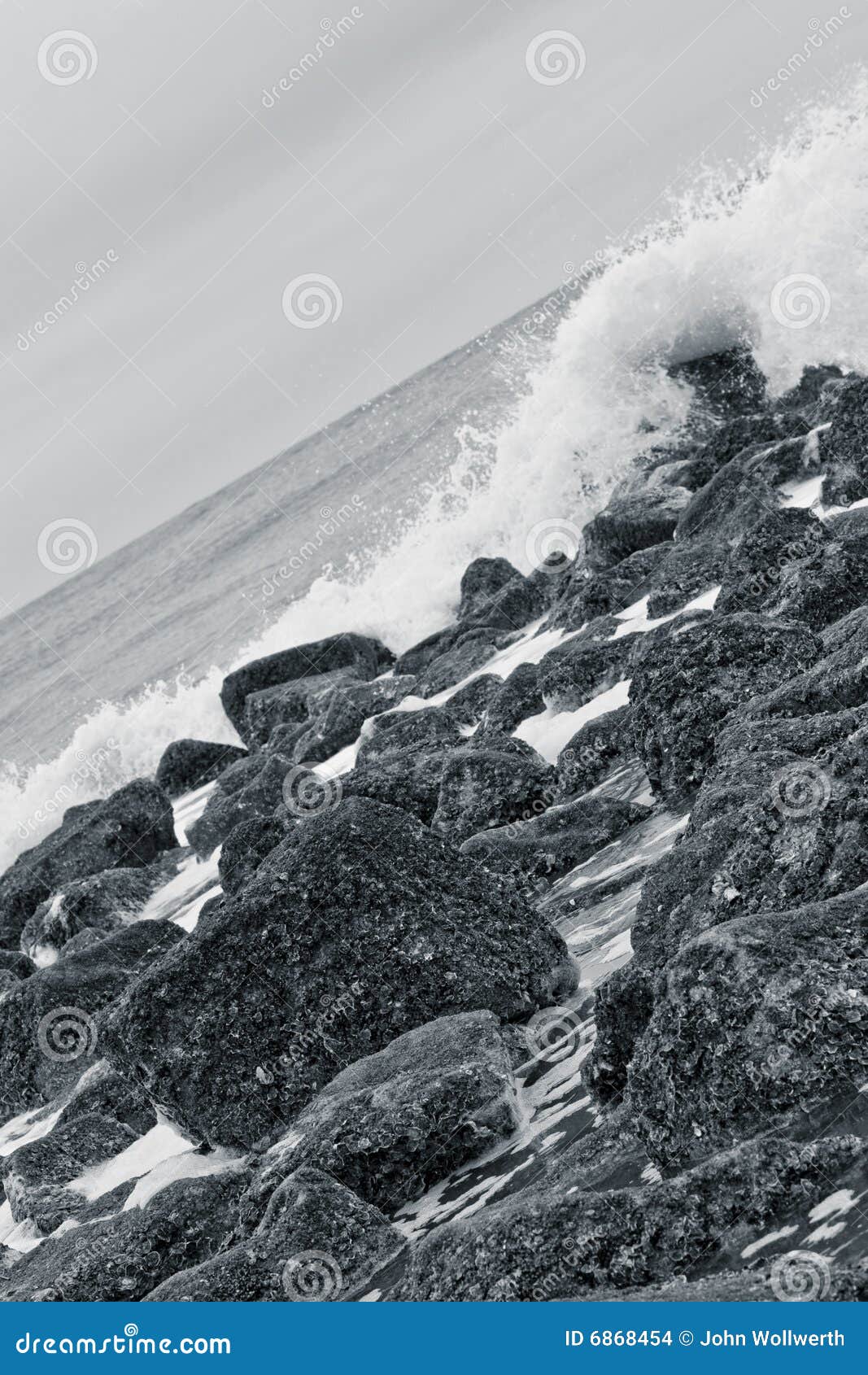 Angry sea stock photo. Image of storm, black, rock, water - 6868454