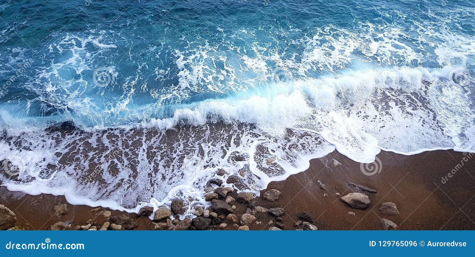 Angry Sea stock photo. Image of wavy, monaco, southoffrance - 129765096