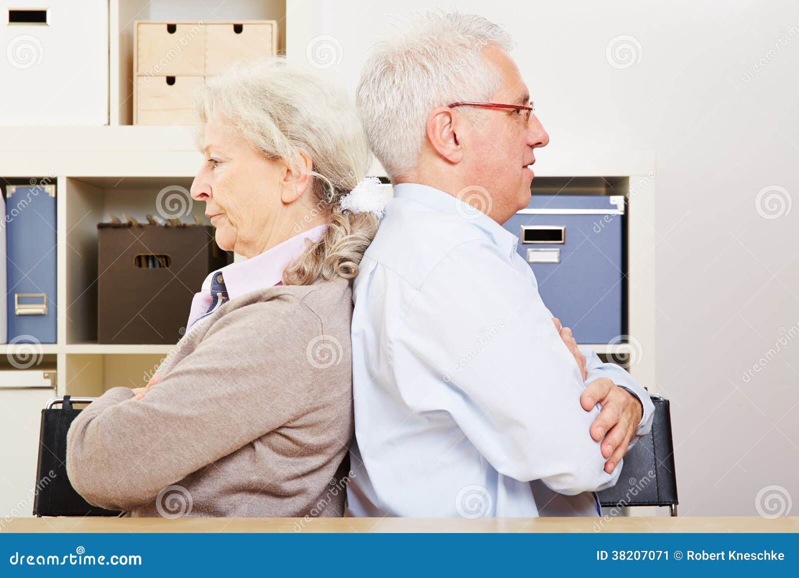 Angry Senior Couple Having a Fight Stock Image - Image of family ...