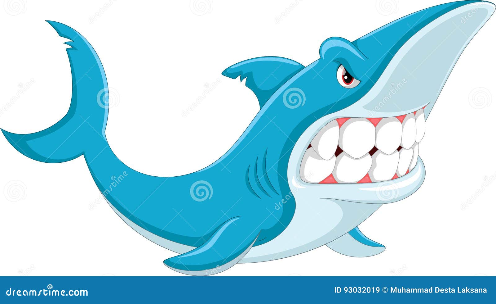 Shark Cartoon Isolated Vector Illustration | CartoonDealer.com #156792123