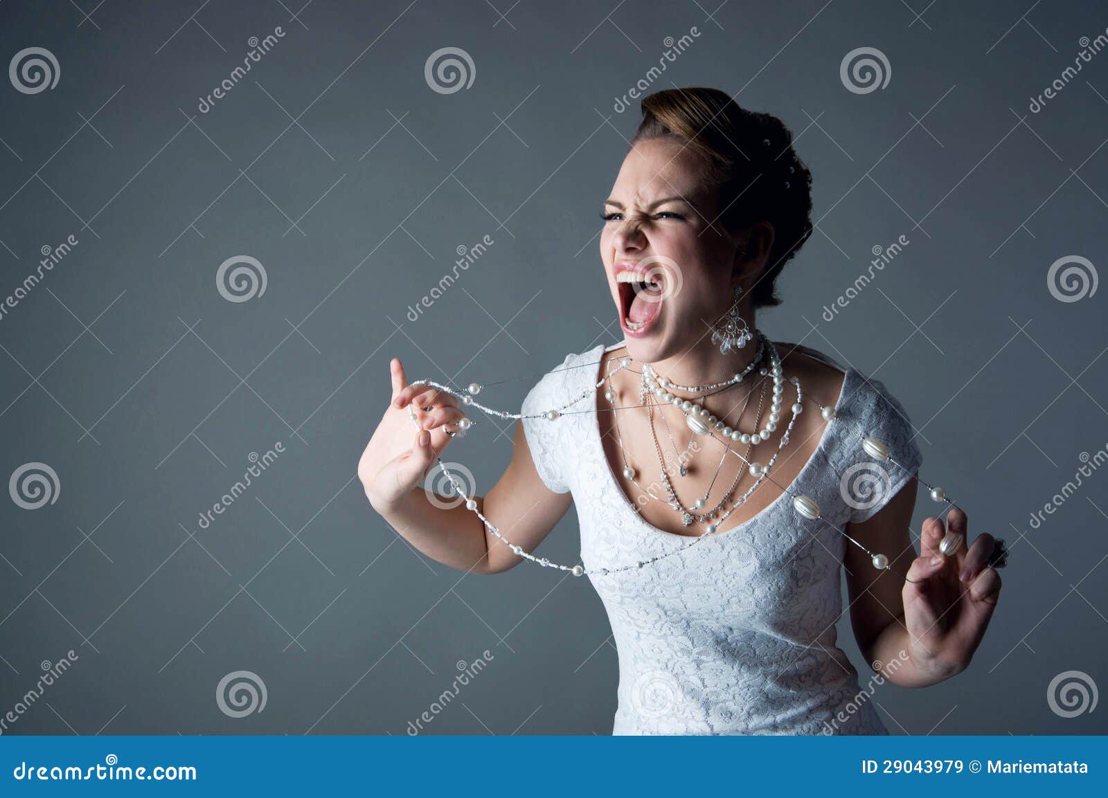 Angry shouting bride stock image. Image of emotional - 29043979