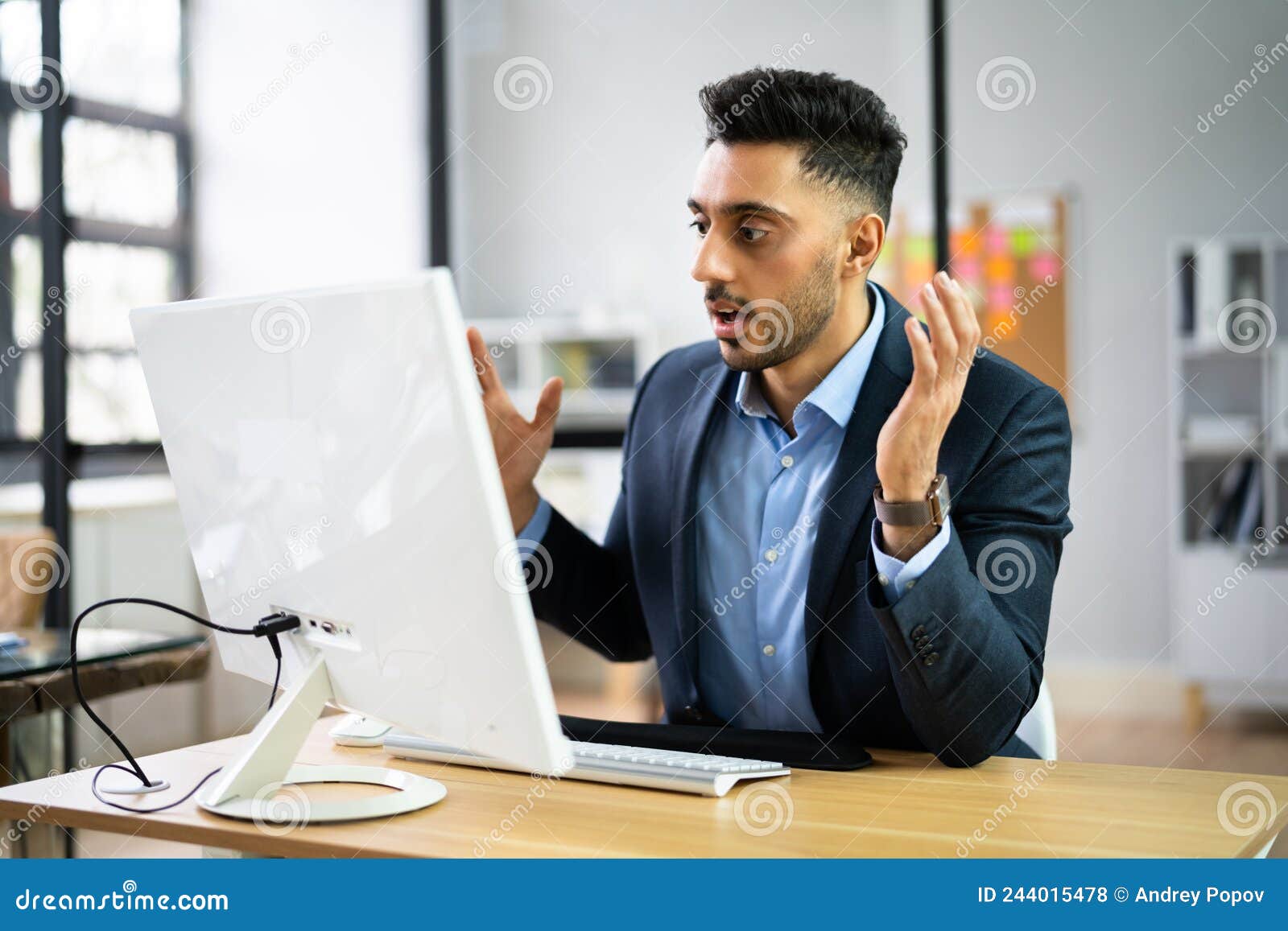 Angry Shouting Expression and Emotion Stock Photo - Image of problem ...