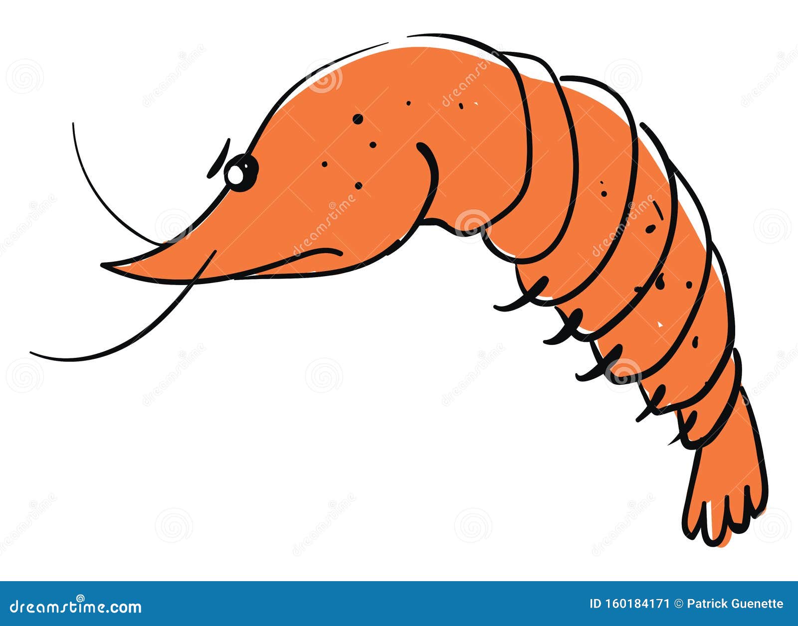 Angry Shrimp, Illustration, Vector Stock Vector - Illustration of fresh ...