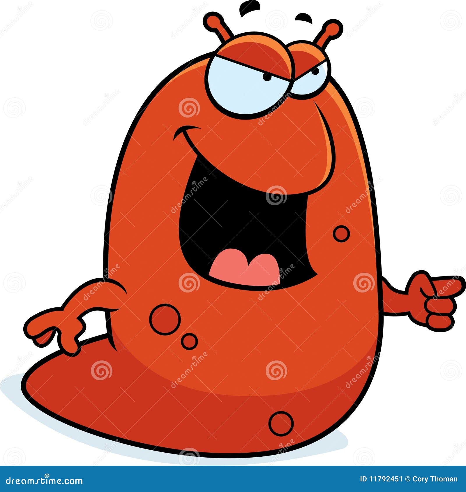 Angry Slug stock vector. Illustration of mollusk, animal - 11792451