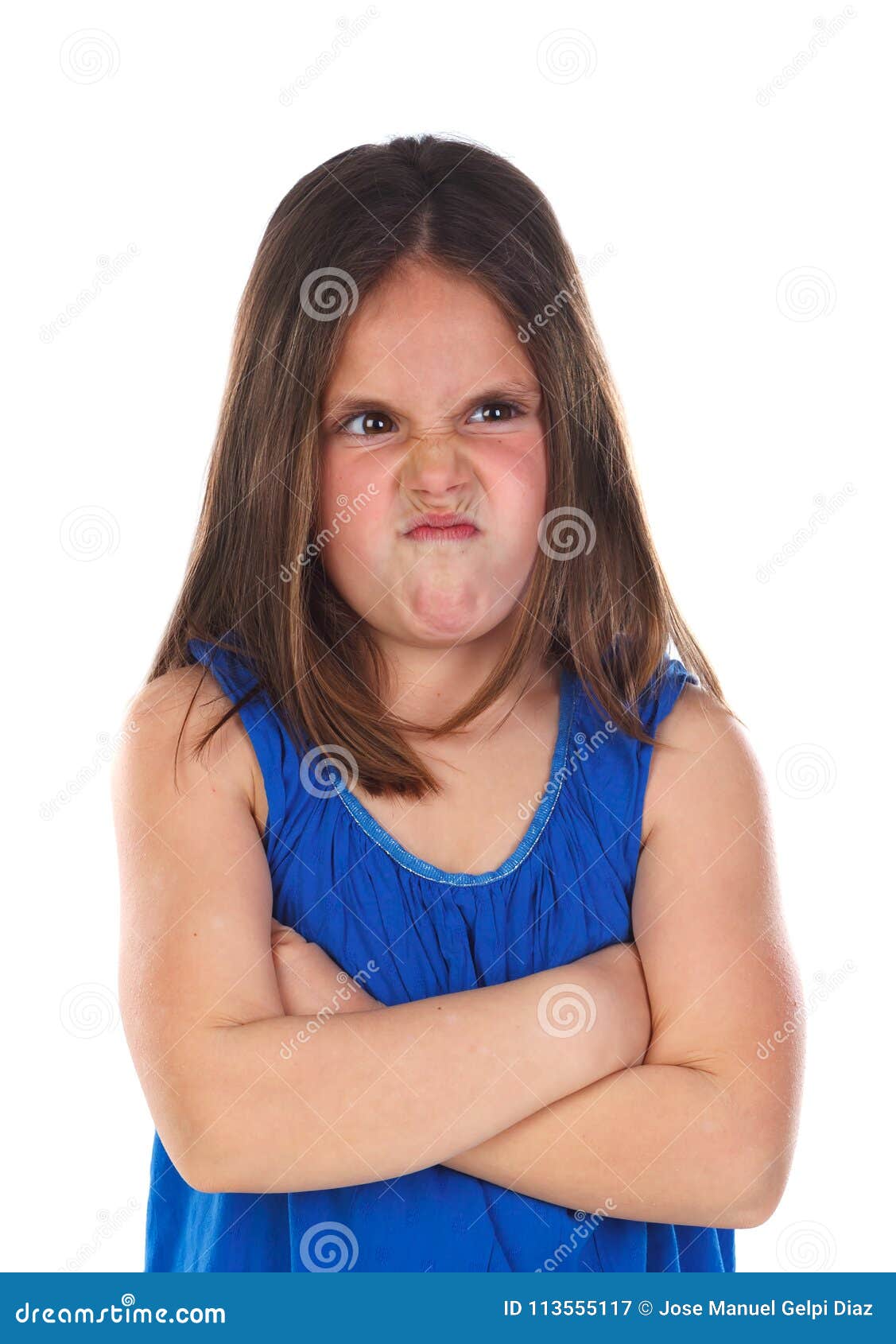 Angry small child stock image. Image of infant, expression - 113555117