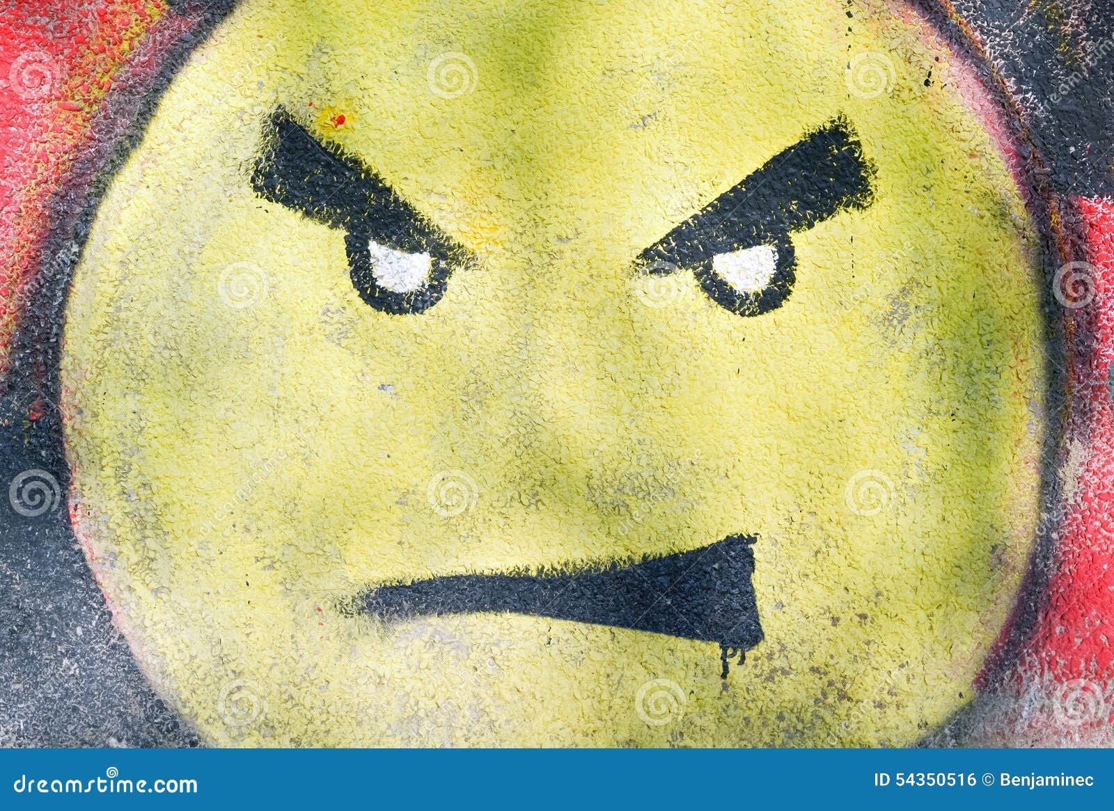 Angry smiley face stock photo. Image of querulous, splatter - 54350516