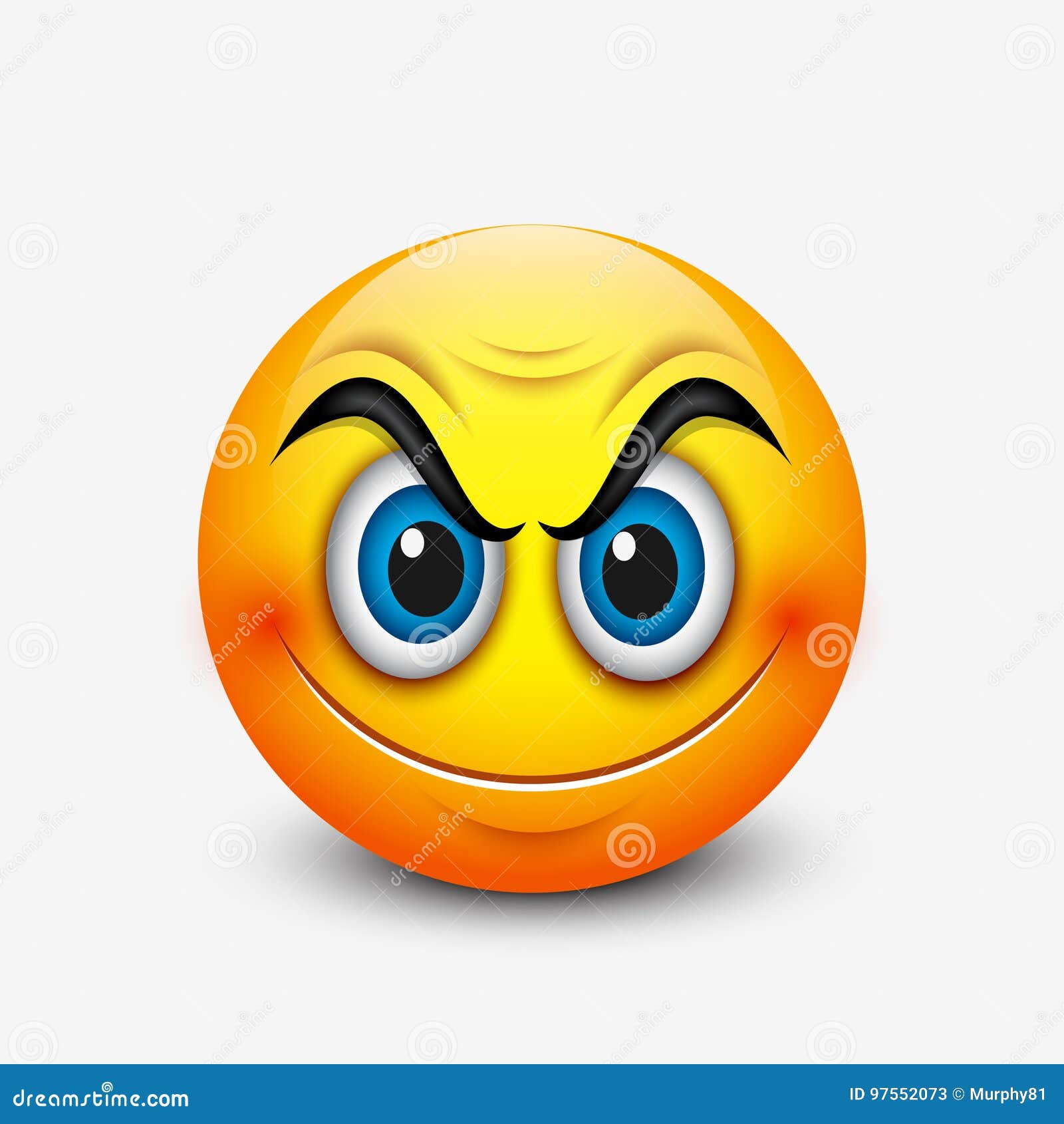 Angry Smiling Emoticon, Emoji - Vector Illustration Stock Vector ... Angry Smiling Emoticon, Emoji - Vector Illustration Stock Vector ...