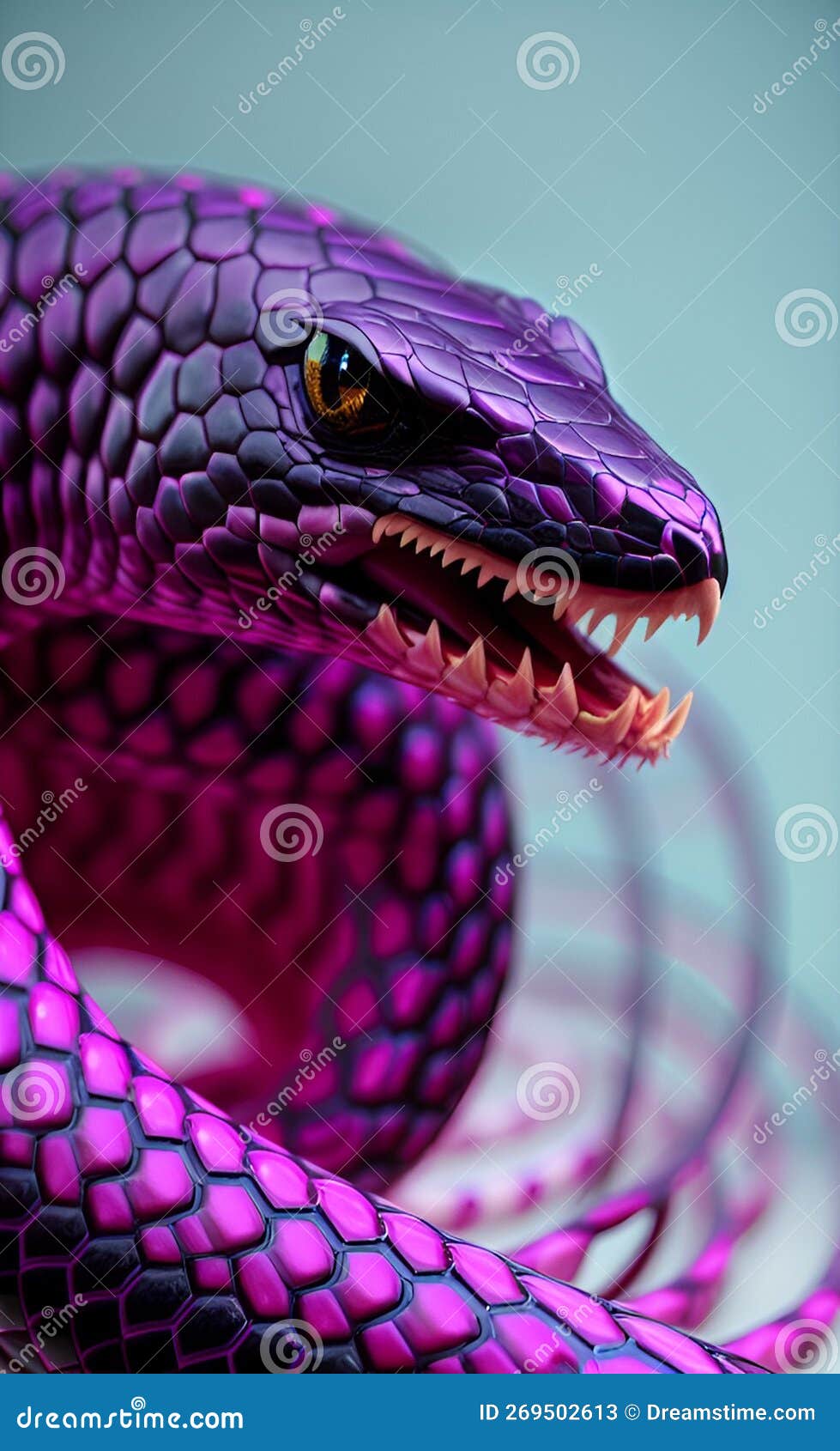 Angry snake background stock illustration. Illustration of background ...