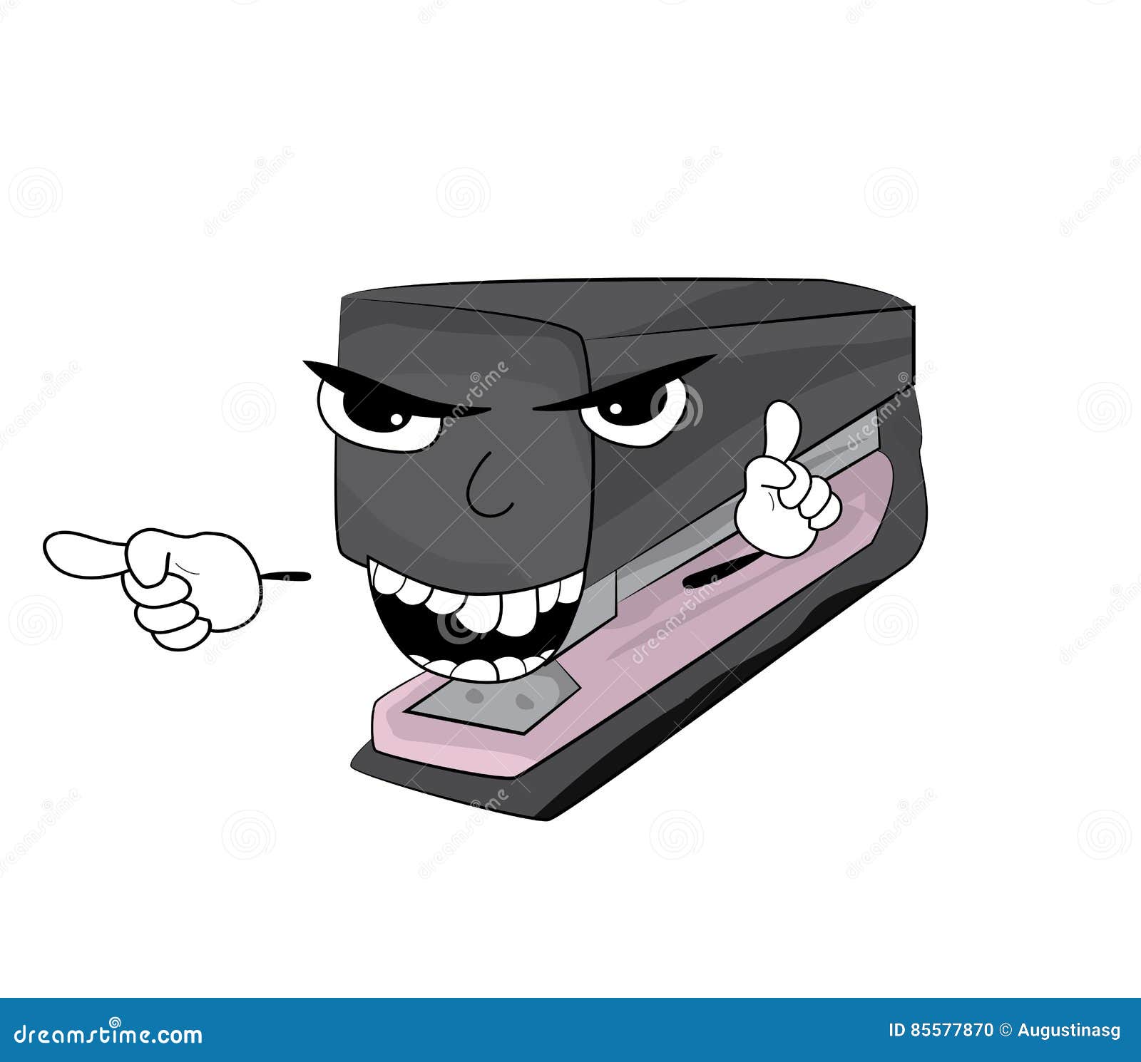 Angry Stampler cartoon stock illustration. Illustration of character ...