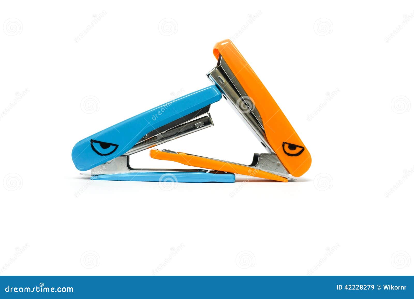 Angry staplers stock image. Image of desktop, angry, close - 42228279