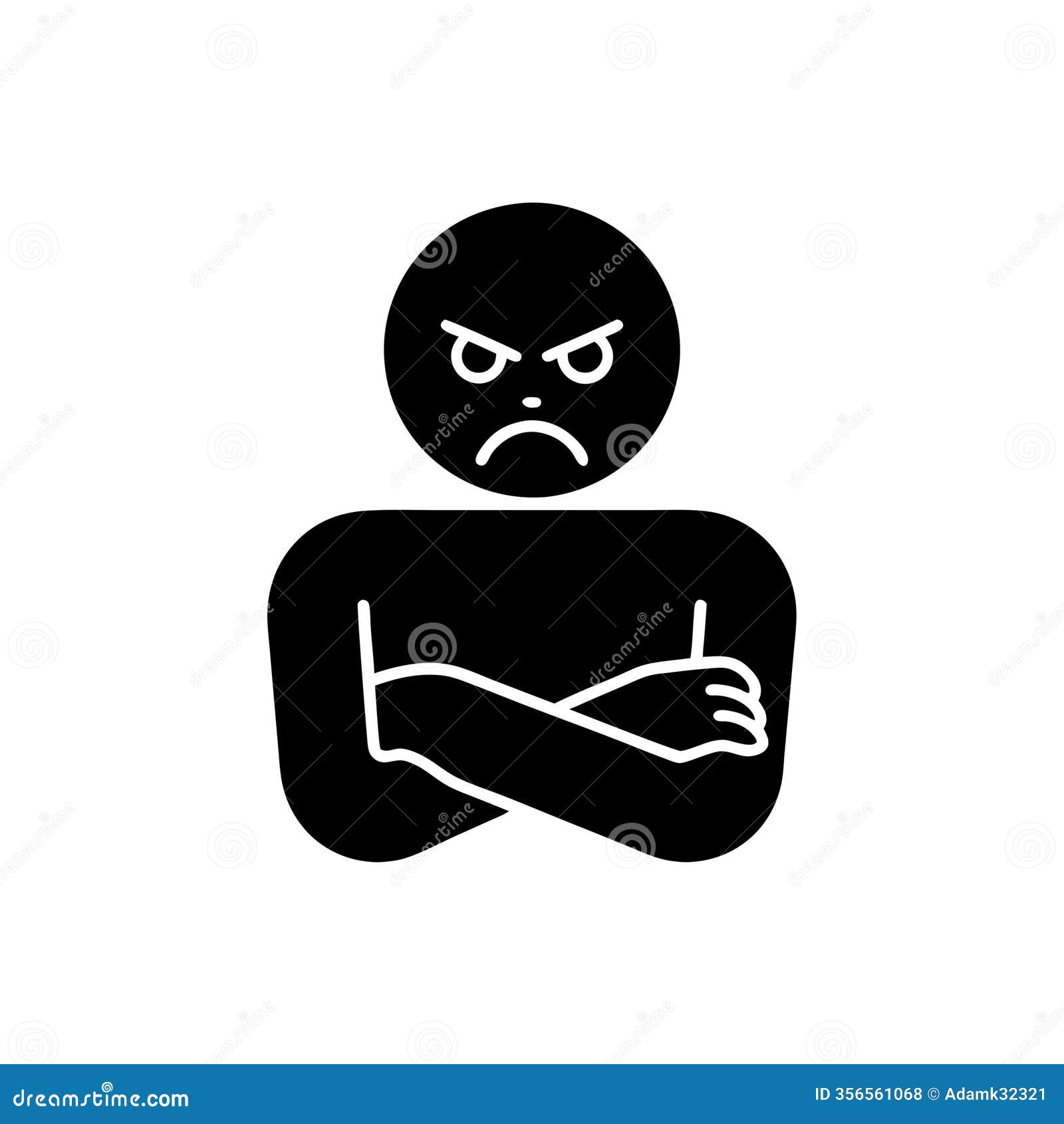 Angry Stick Figure Stock Illustration | CartoonDealer.com #376007656