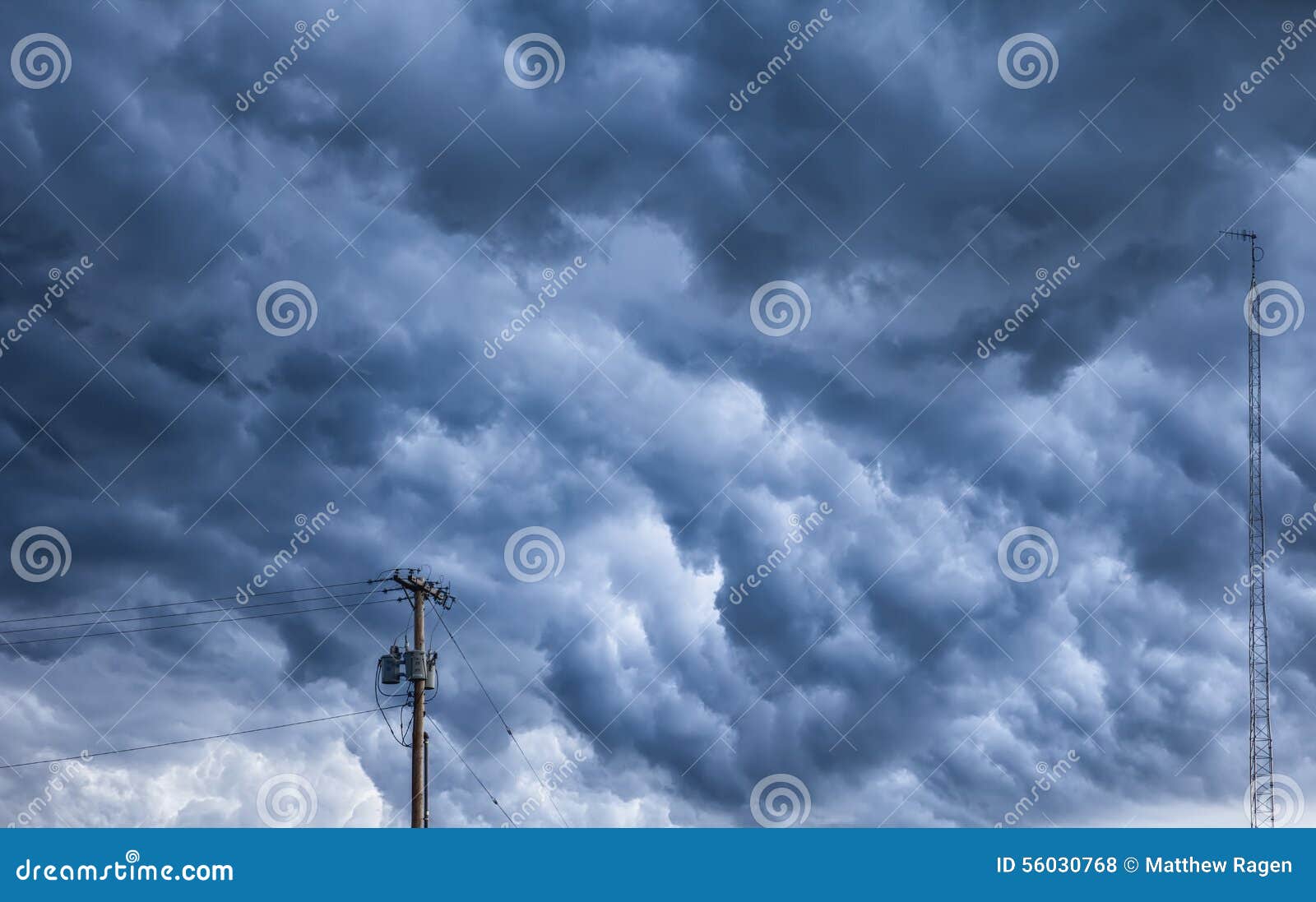 Angry Storm Clouds Over Ohio Stock Photo - Image of gray, extreme: 56030768