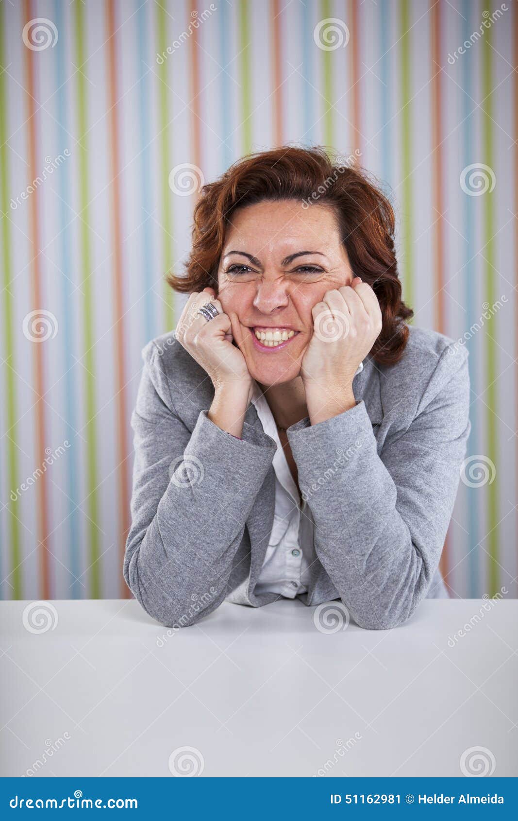 Angry Stressed Businesswoman Stock Image - Image of depression, office ...