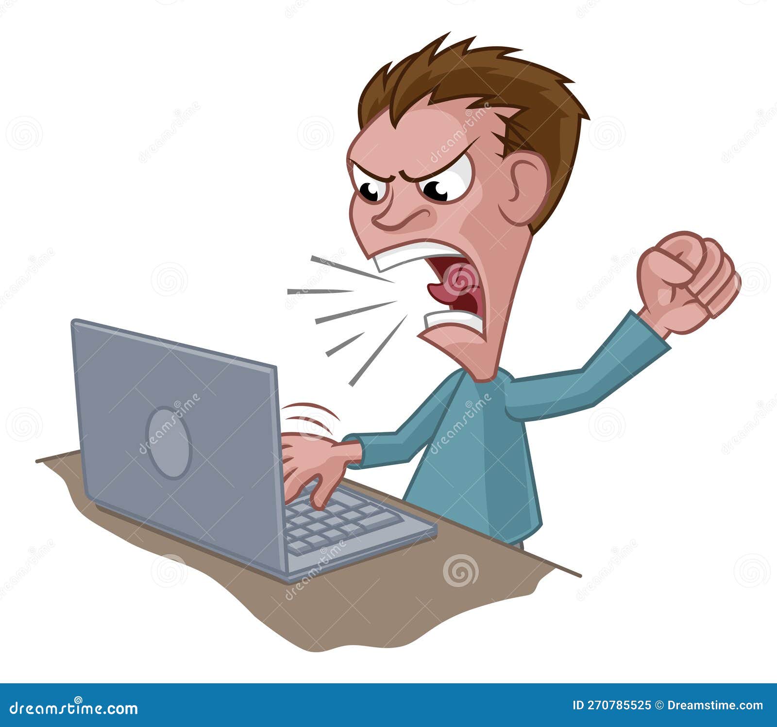 Angry Stressed Man Or Bully Cartoon Shouting | CartoonDealer.com #238104703 Angry Stressed Man Or Bully Cartoon Shouting | CartoonDealer.com #238104703
