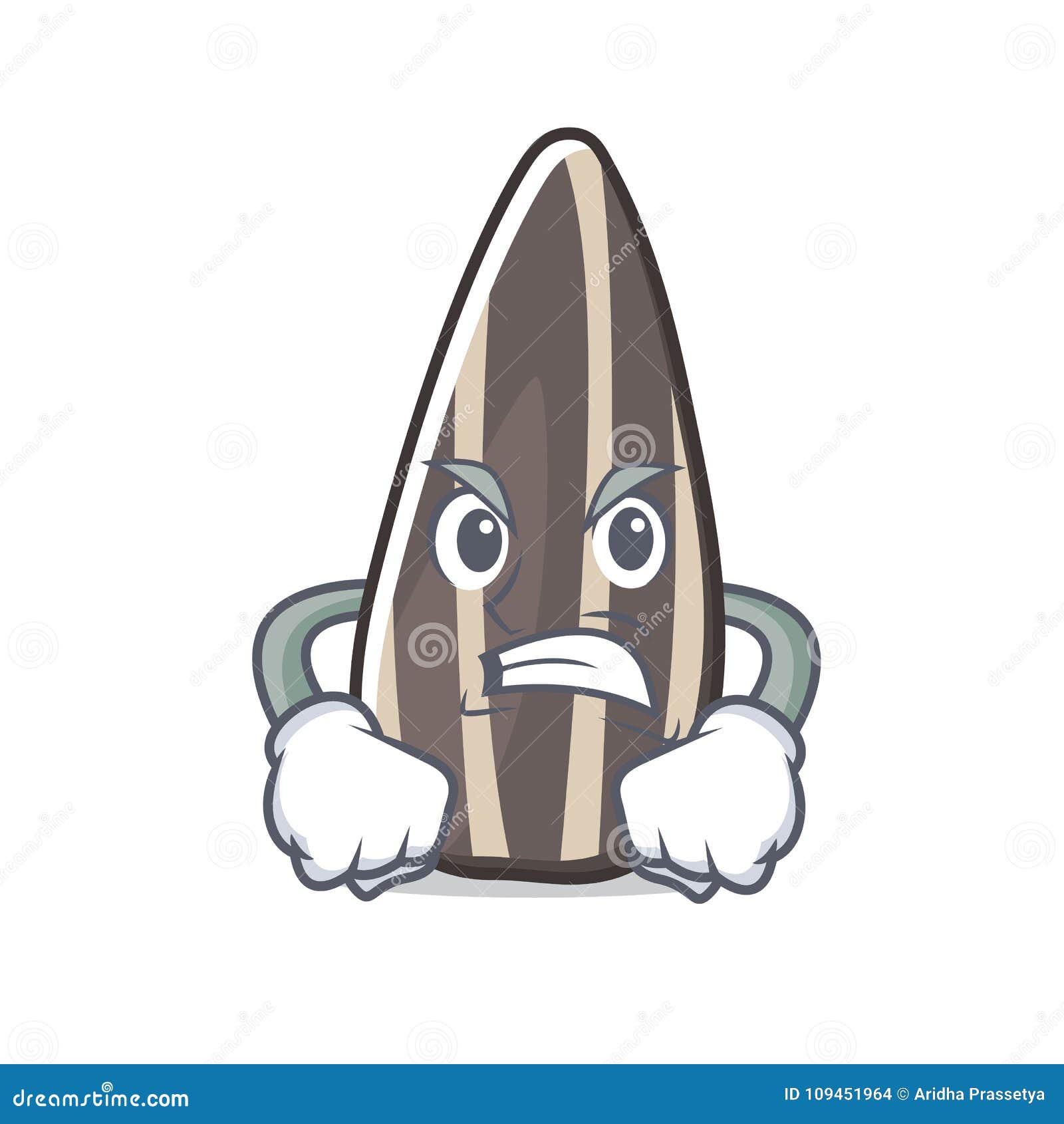 Angry Sunflower Cartoon Royalty-Free Illustration | CartoonDealer.com ...