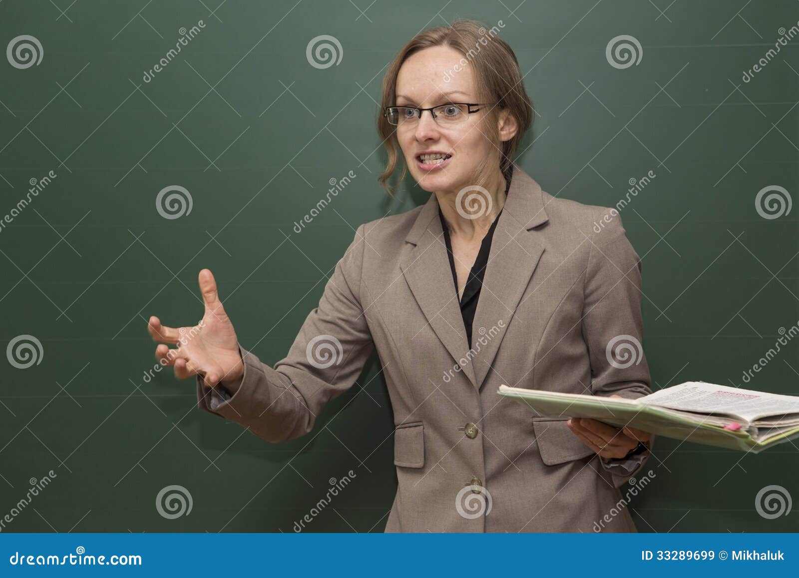 Angry teacher stock image. Image of teacher, learn, annoyed - 33289699