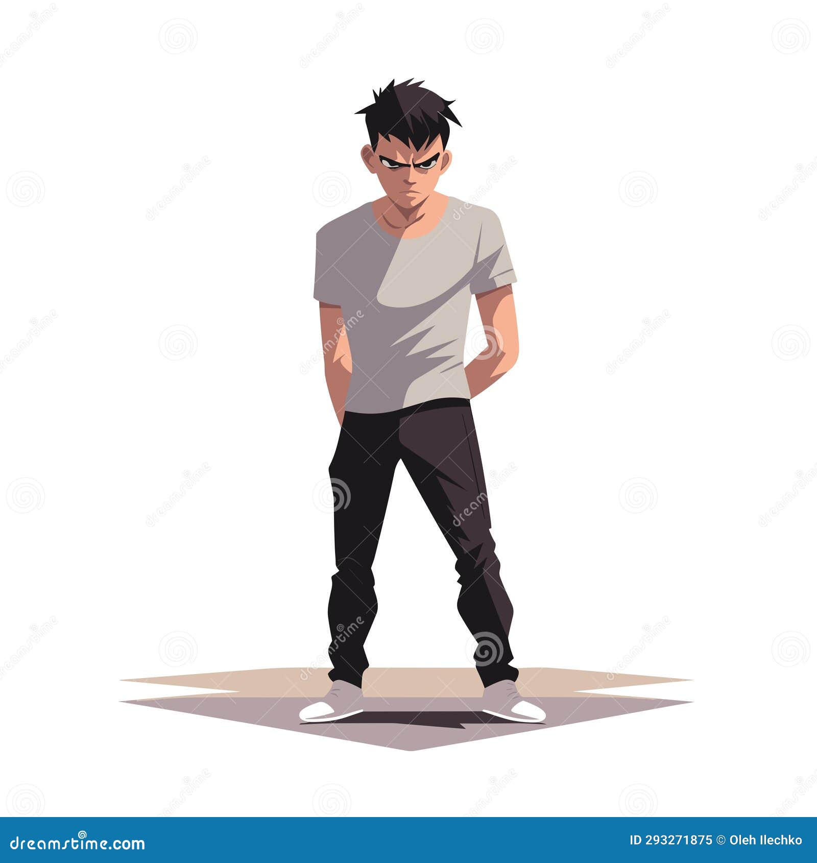 Teen Boy Vector. Teenager. Pretty, Youth. Face Emotions, Various ...