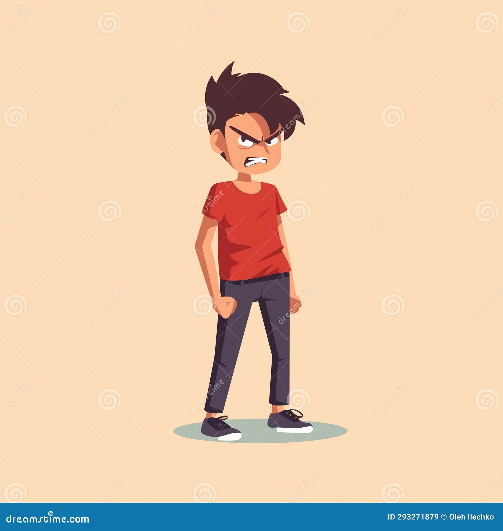 Teen Boy Vector. Teenager. Pretty, Youth. Face Emotions, Various ...