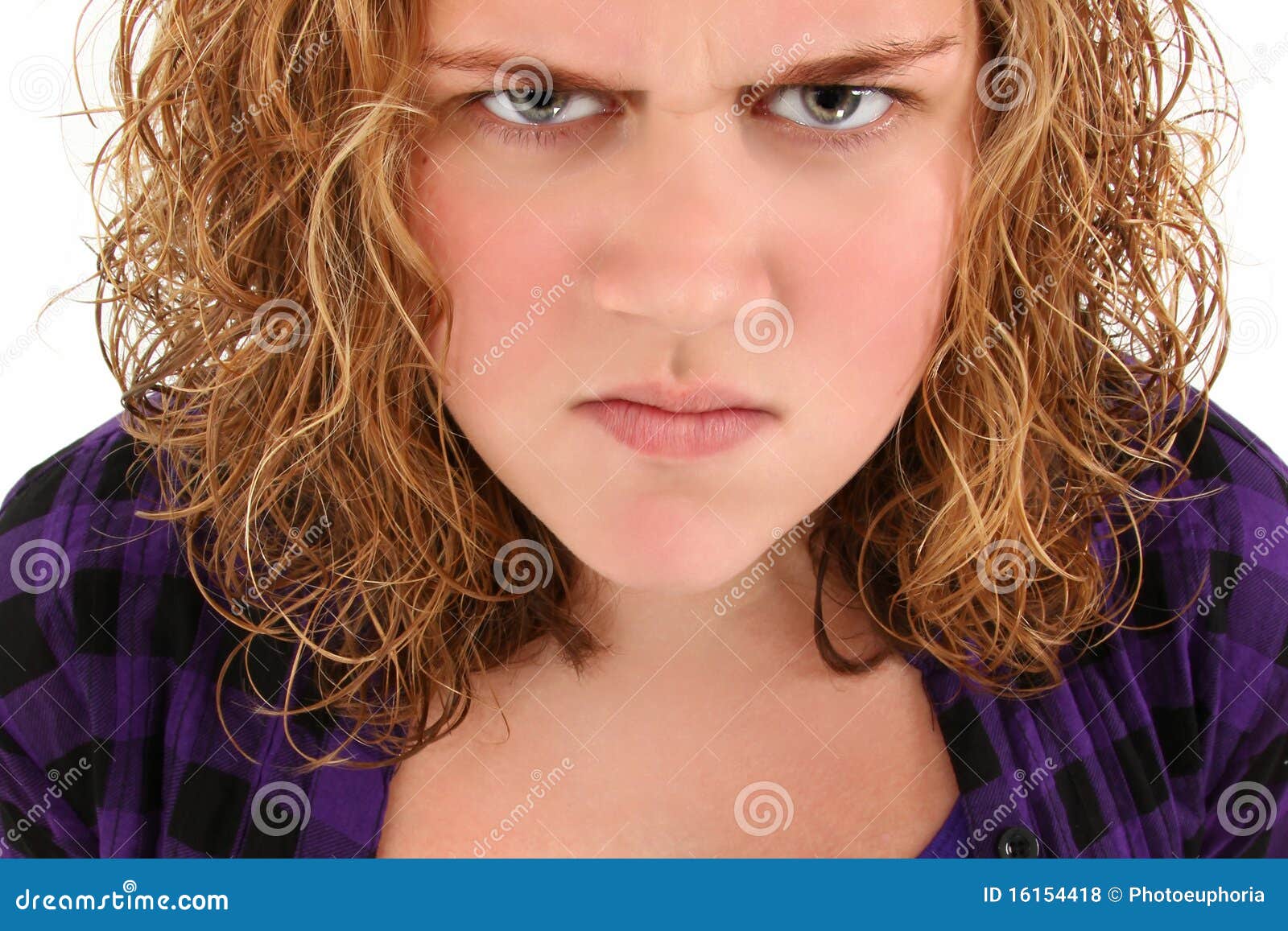 Angry Teenager stock photo. Image of anger, years, face - 16154418