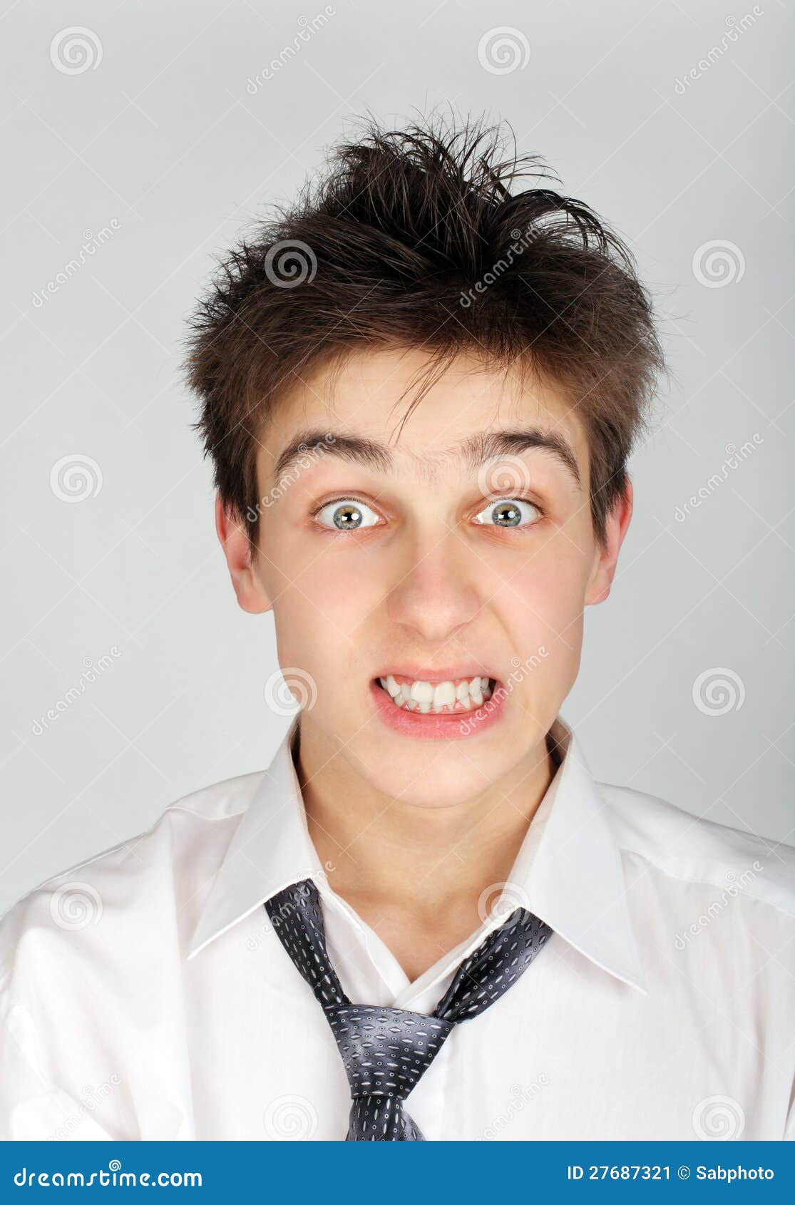 Angry Teenager stock image. Image of dishevelled, teenager - 27687321