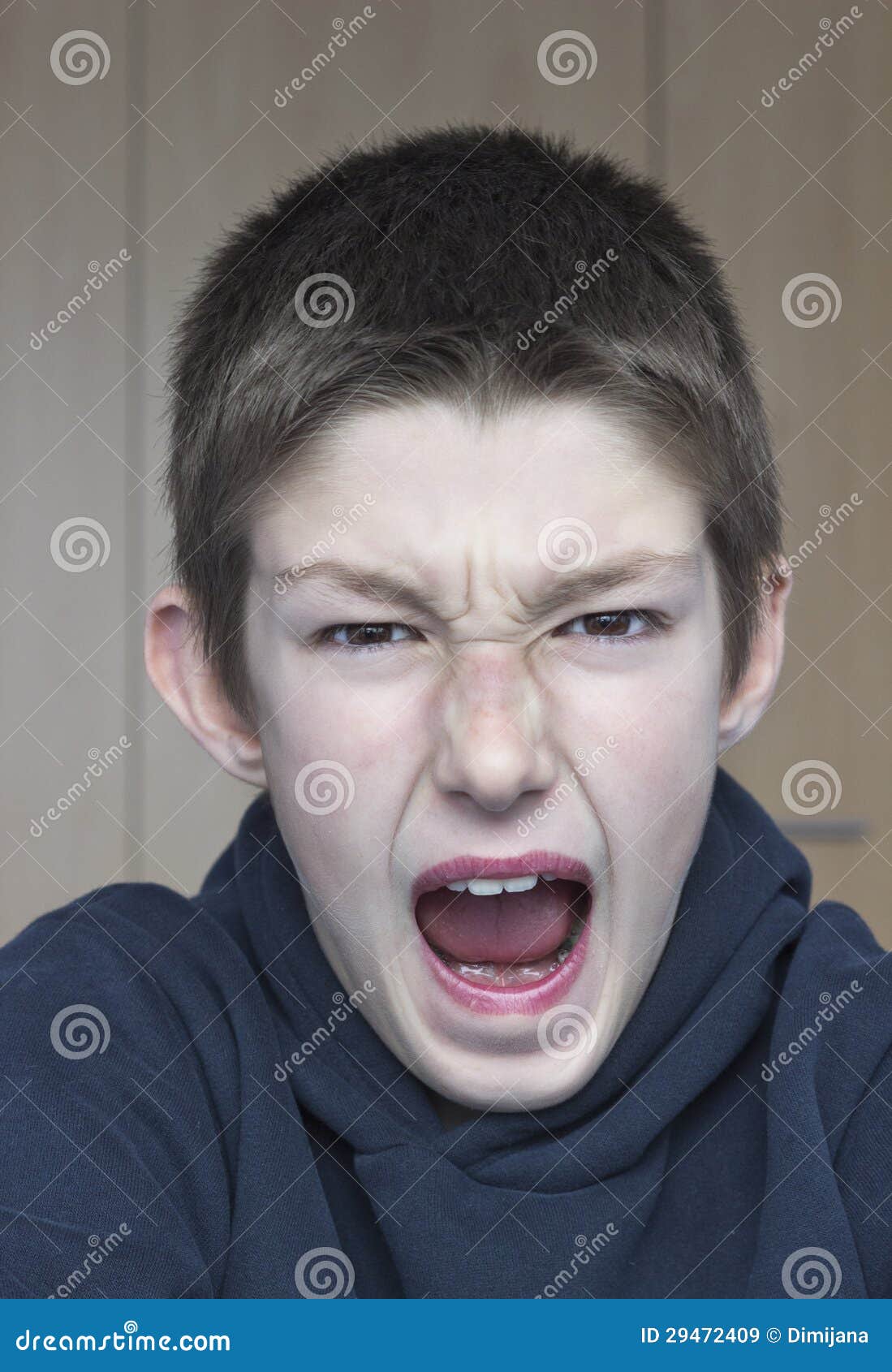 Angry teenager stock image. Image of expressionn, assertiveness - 29472409
