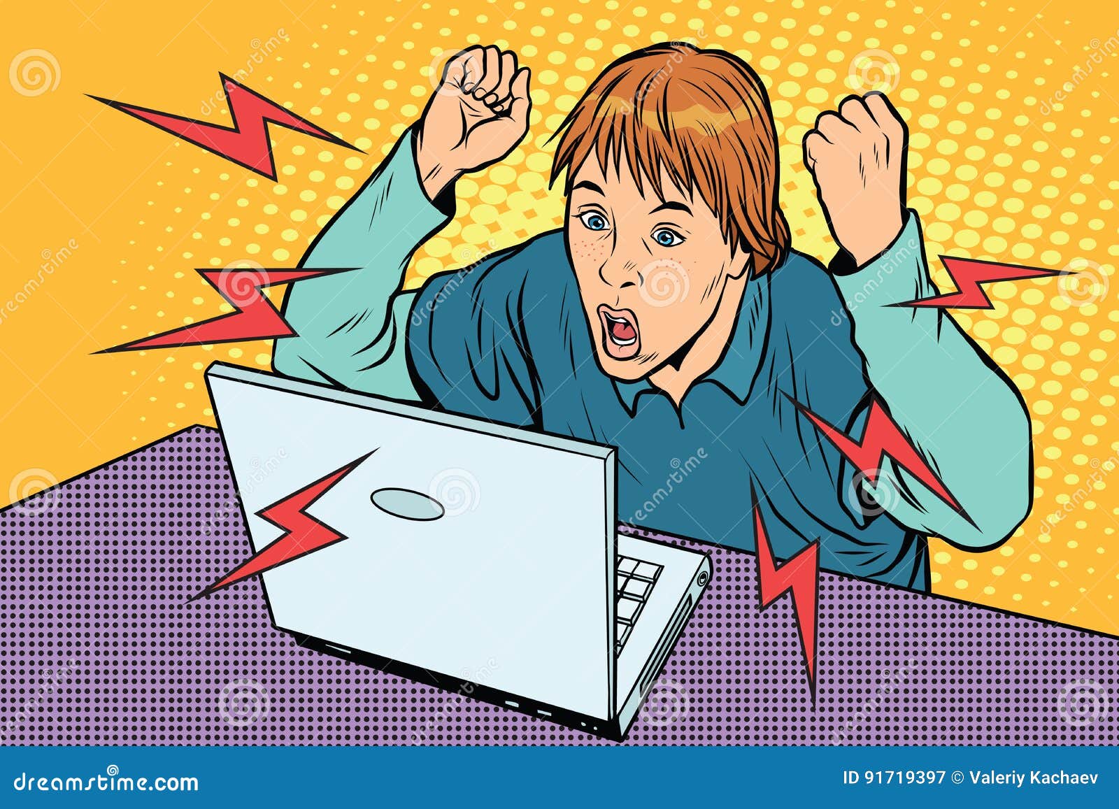 Clipart Computer Frustration Animated