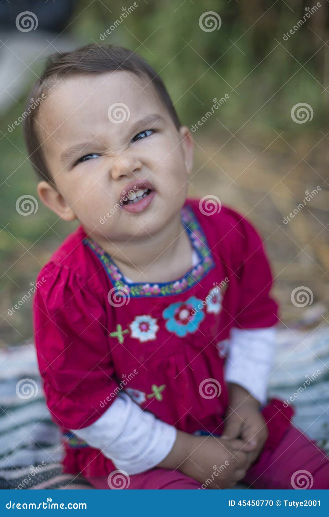 Angry toddler stock photo. Image of baby, hair, cute - 45450770