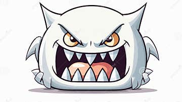 Angry Tooth Drawing Graphic Stock Vector - Illustration of sketch ...