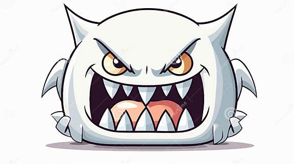 Angry Tooth Drawing Graphic Stock Vector - Illustration of sketch ...