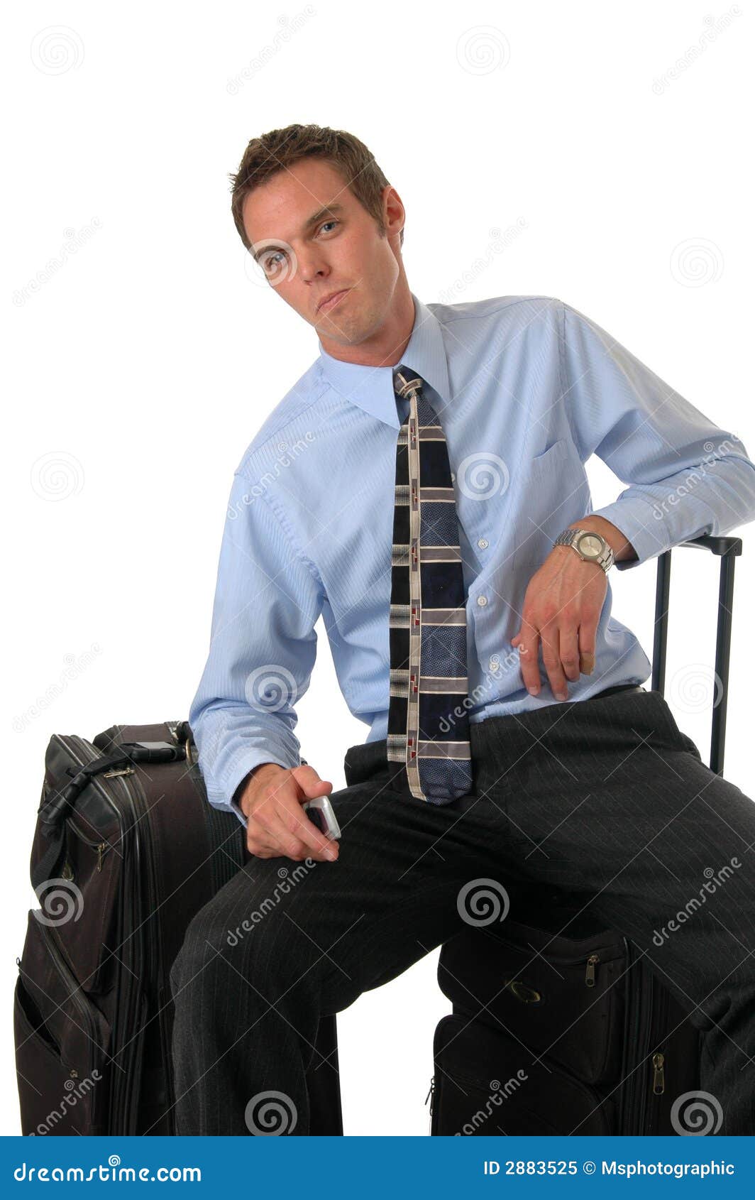 Angry Traveler stock image. Image of delayed, suitcase - 2883525