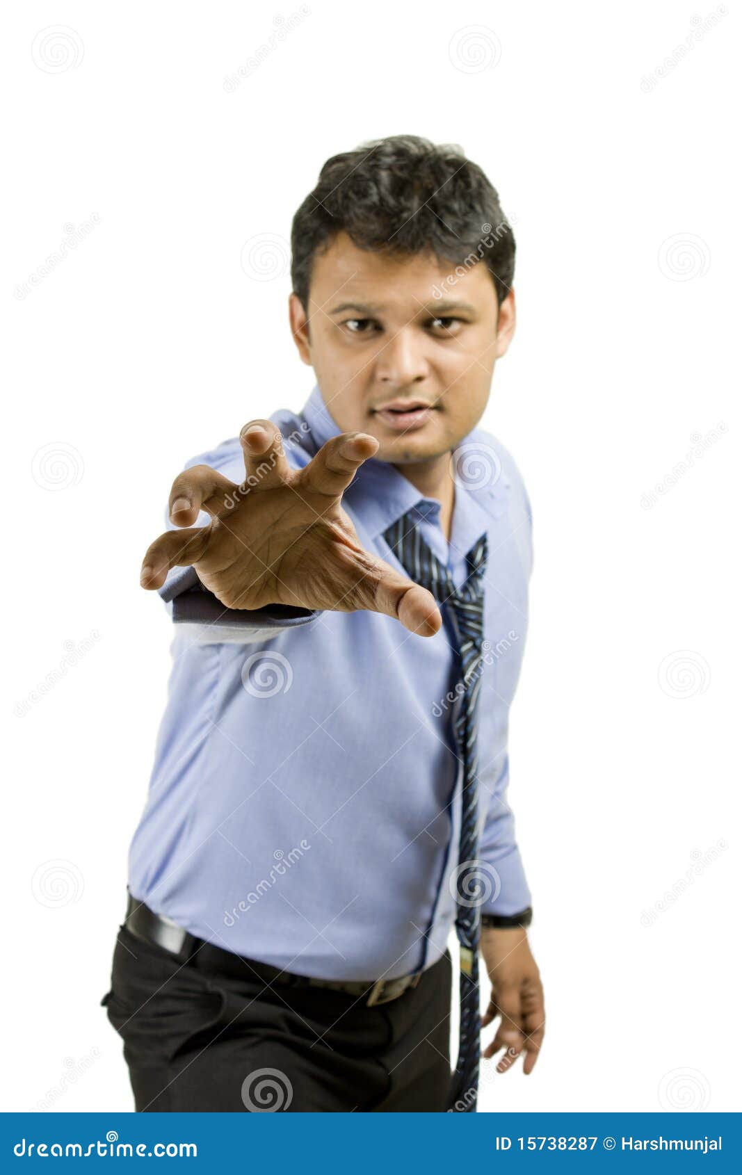 Angry/troubled Boss Try To Catch / Get Hold Stock Image - Image of ...