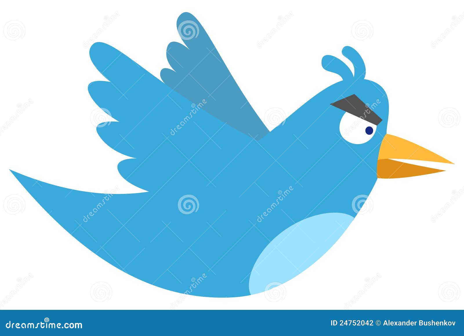 Angry tweet stock vector. Illustration of connection - 24752042