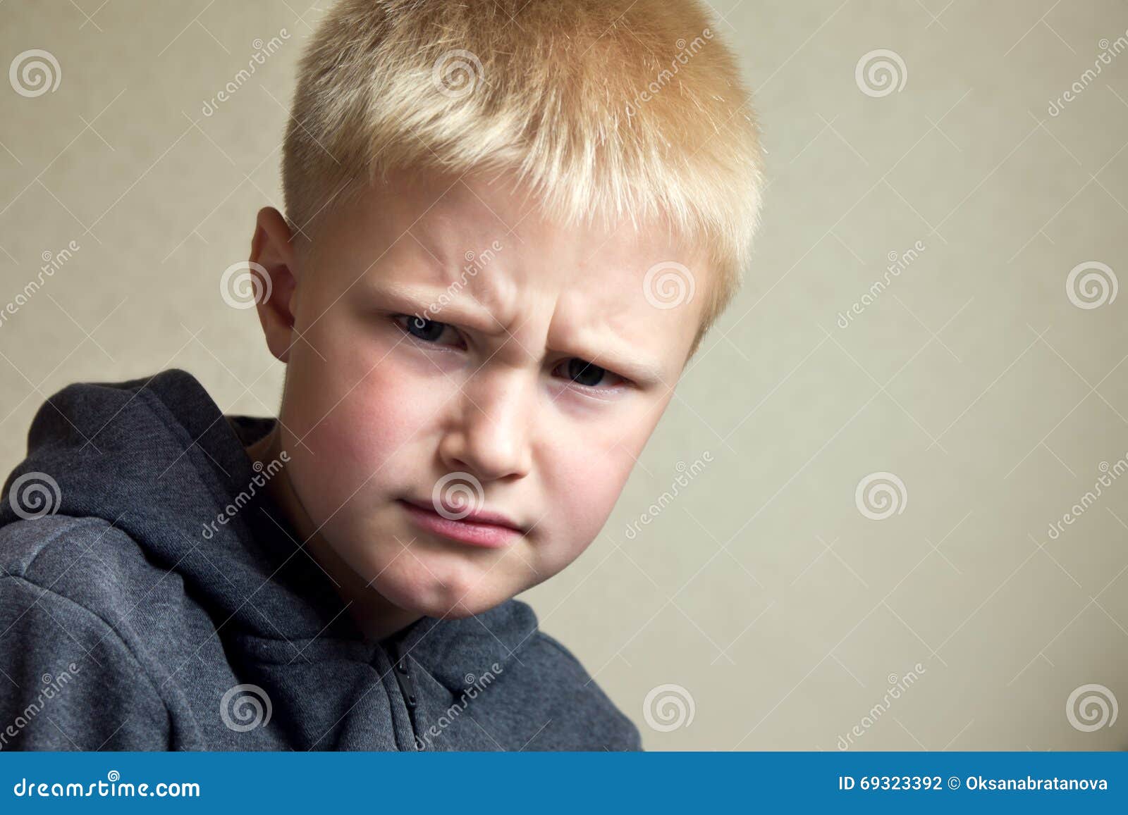 Angry unhappy child stock photo. Image of frustrated - 69323392