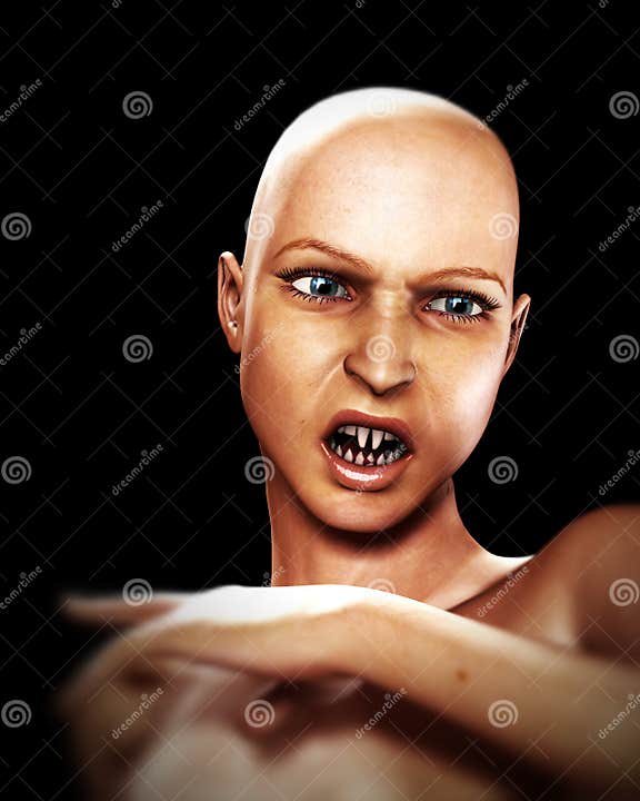 Angry Vamp 4 stock image. Image of rage, fear, expression - 3218543