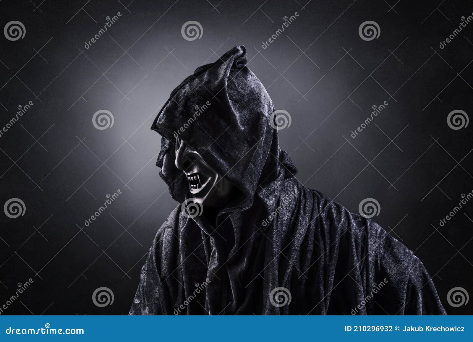 Angry Vampire with Cape Showing His Scary Teeth Stock Photo - Image of ...