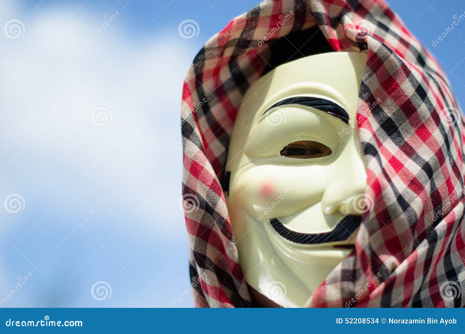 Angry Vendetta Mask Staring Editorial Stock Image - Image of staring ...