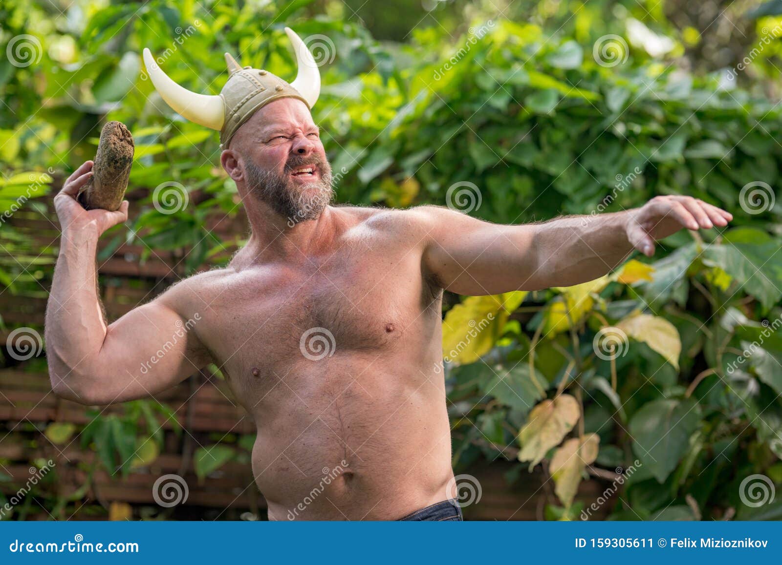 Angry Viking Warrior in Battle Stock Image - Image of macho, angry ...