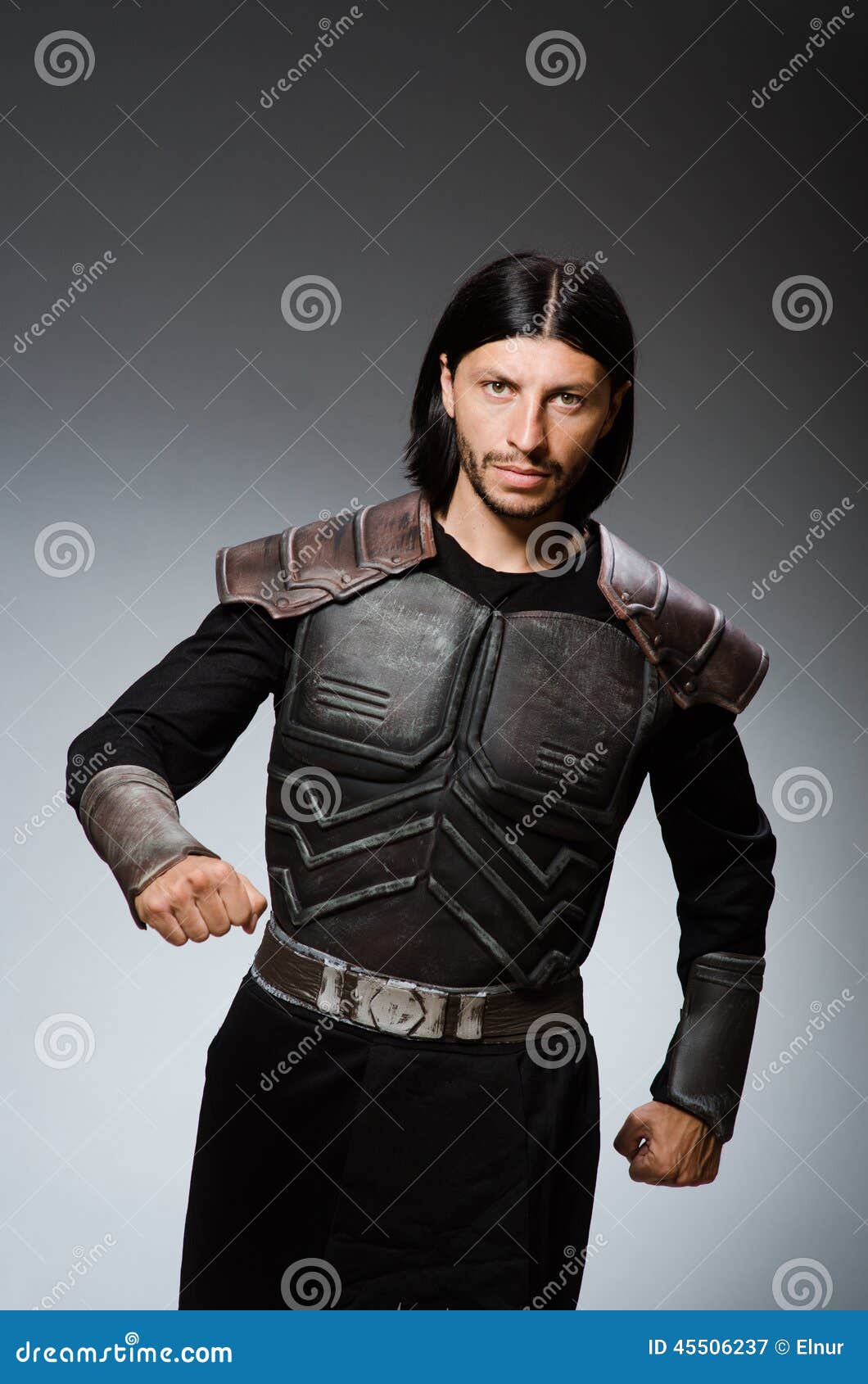 Angry warrior against stock image. Image of armed, humor - 45506237