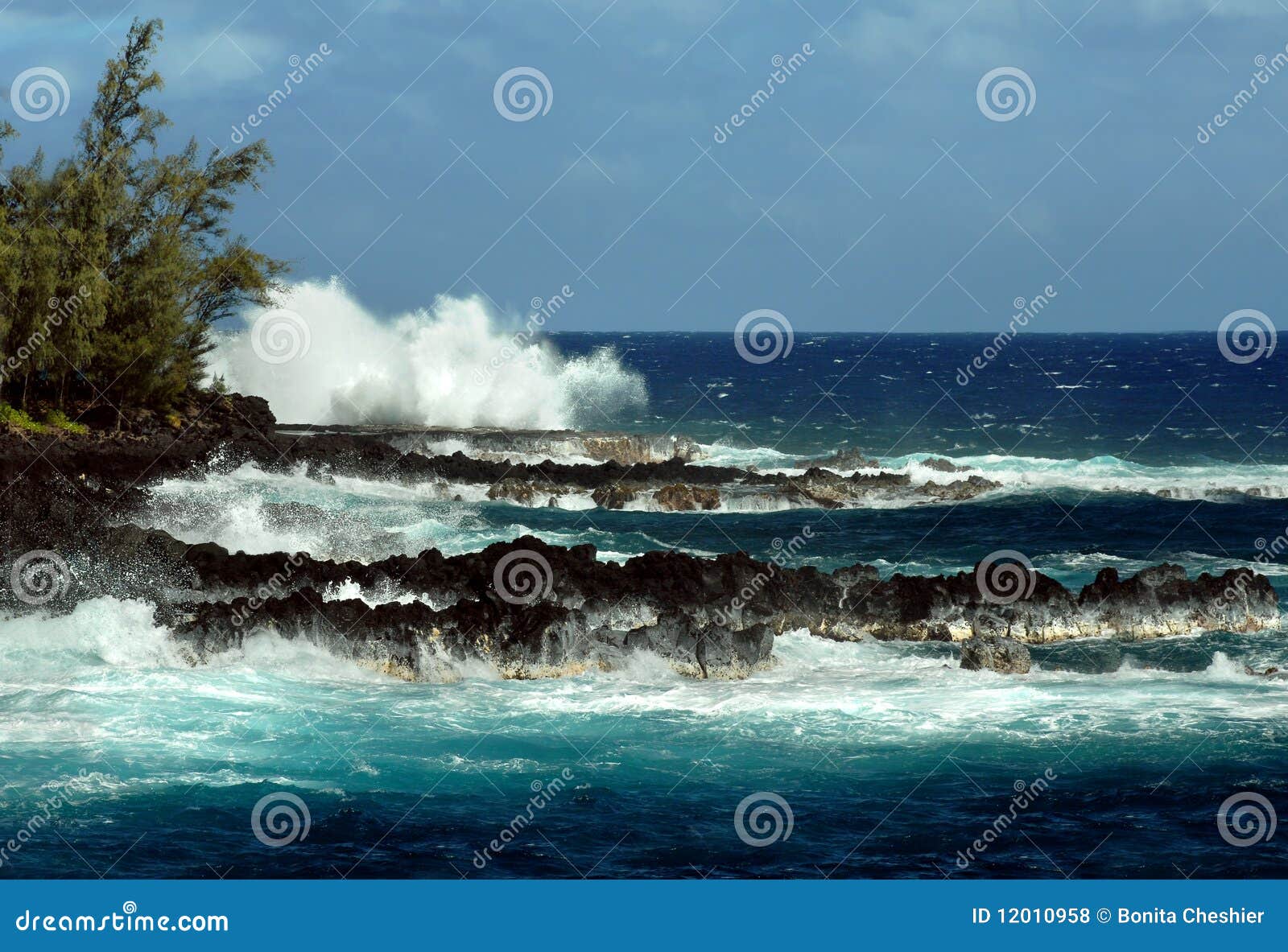 Angry waves stock photo. Image of southern, shore, shoreline - 12010958