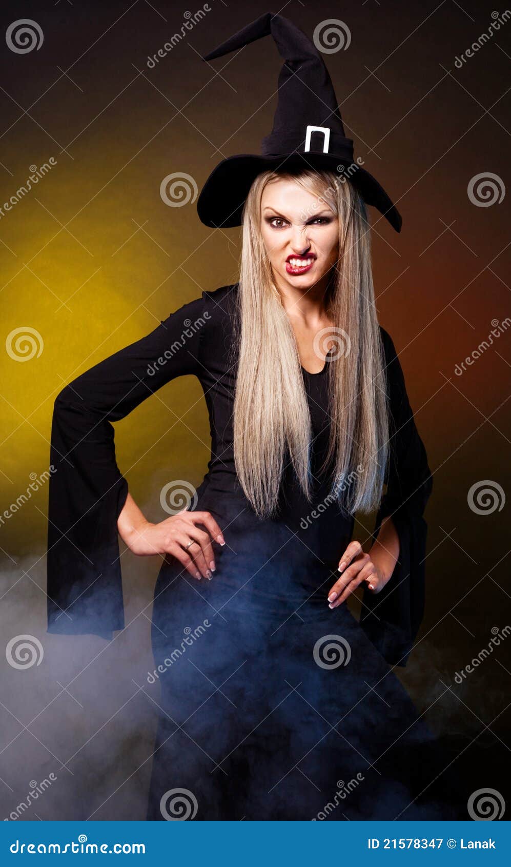 Angry witch stock image. Image of magic, blond, mysterious - 21578347