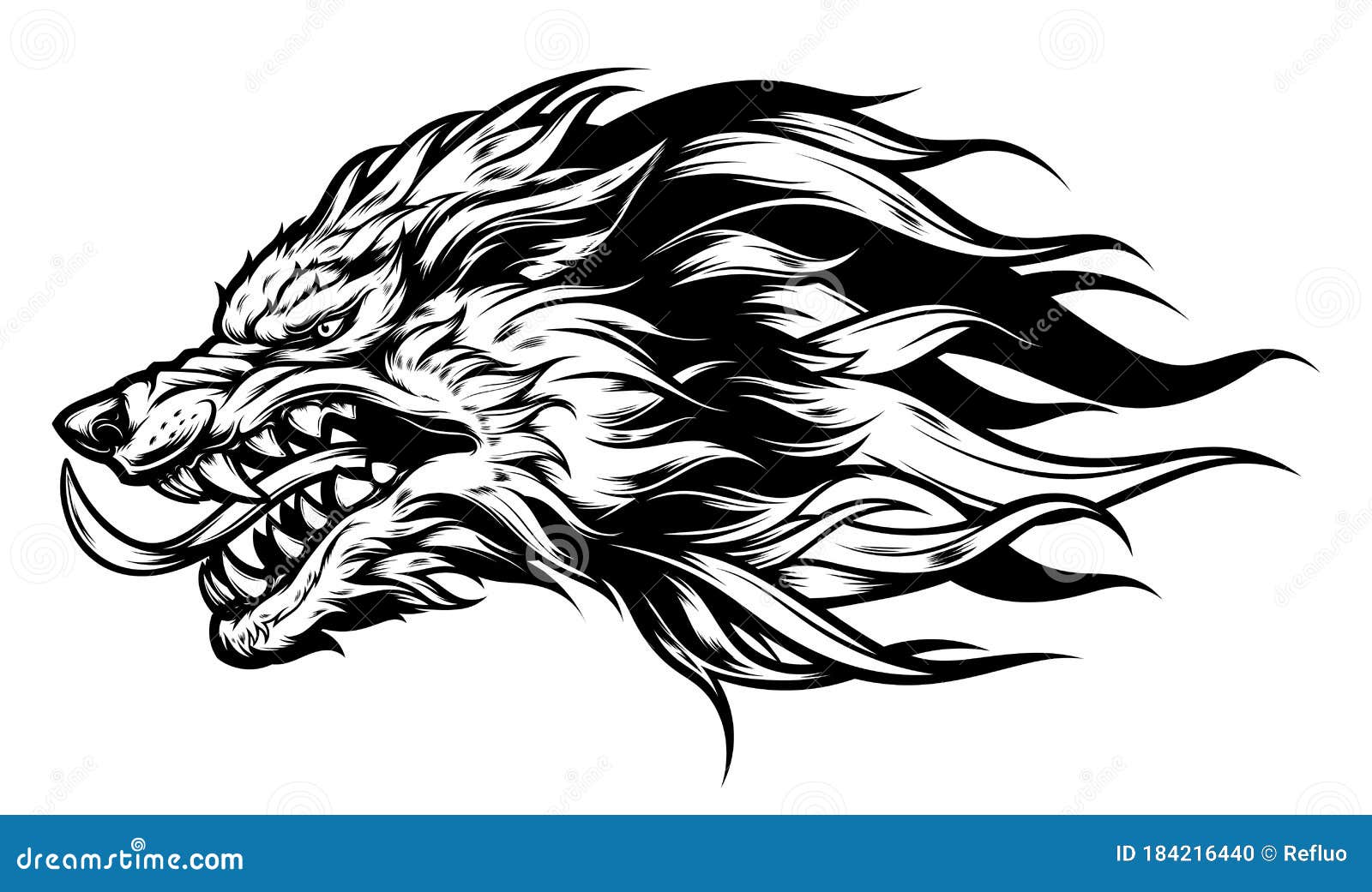 Fenrir Stock Illustrations – 58 Fenrir Stock Illustrations, Vectors ...
