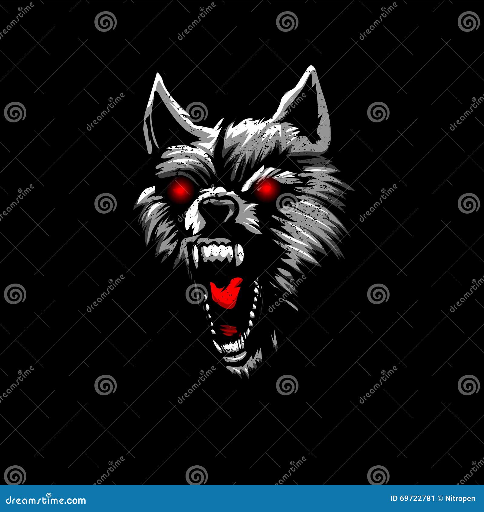 Angry Red Eyes Wallpaper