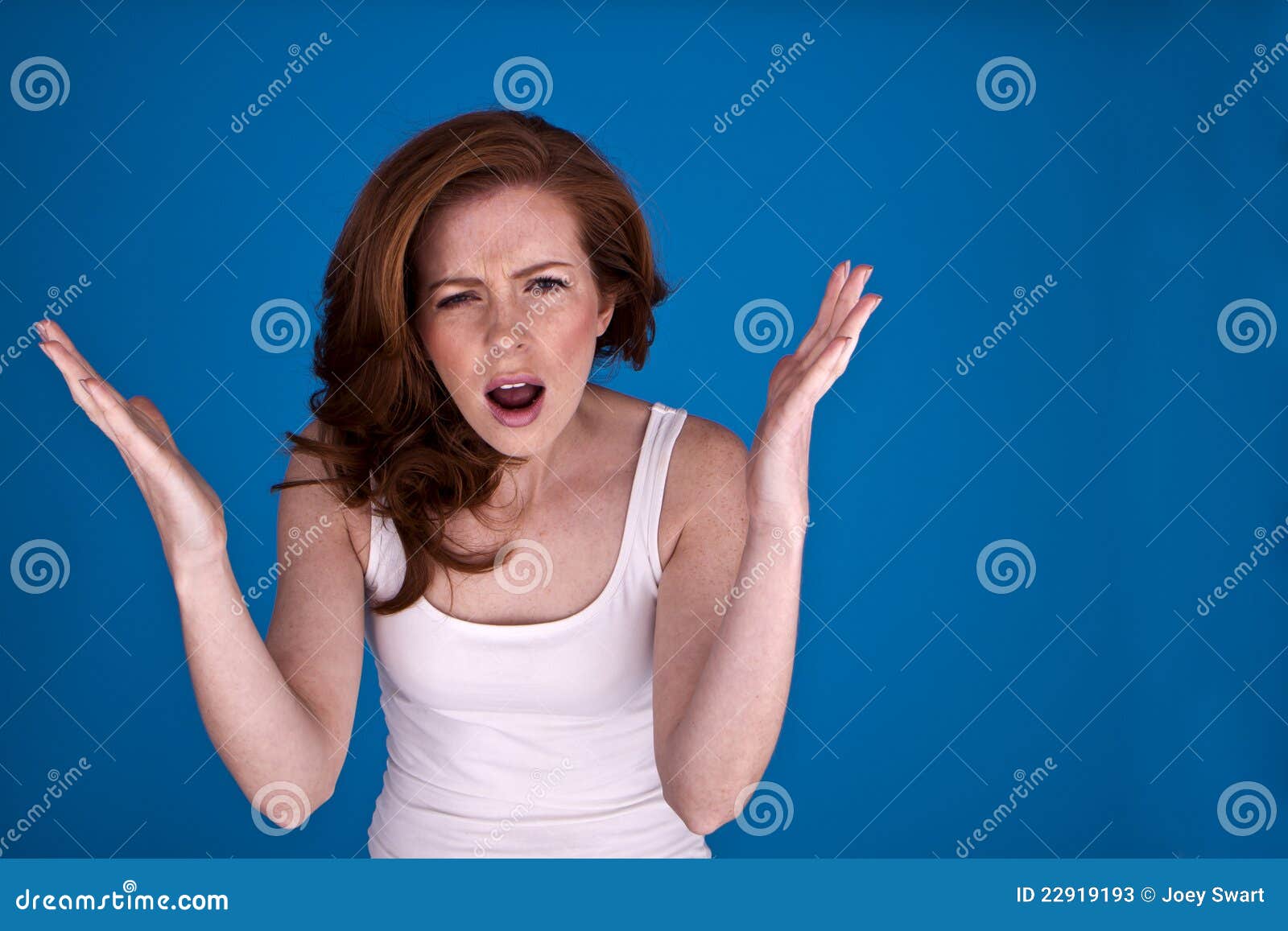 Angry woman. stock image. Image of anger, portrait, frustrated - 22919193